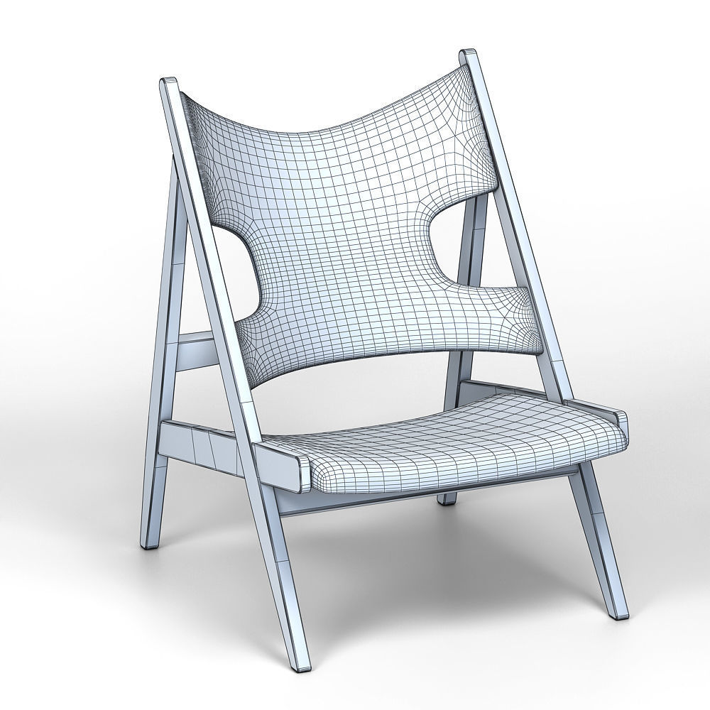menu knitting chair 3D model | CGTrader