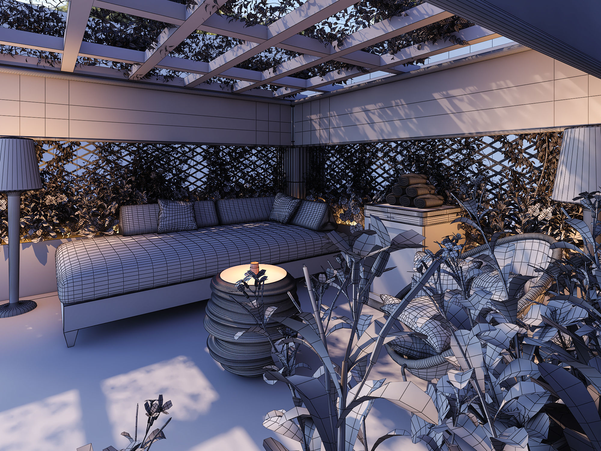 Outdoor Scene 3D model | CGTrader