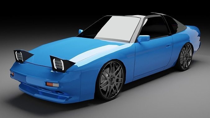Nissan 180sx 3D model | CGTrader