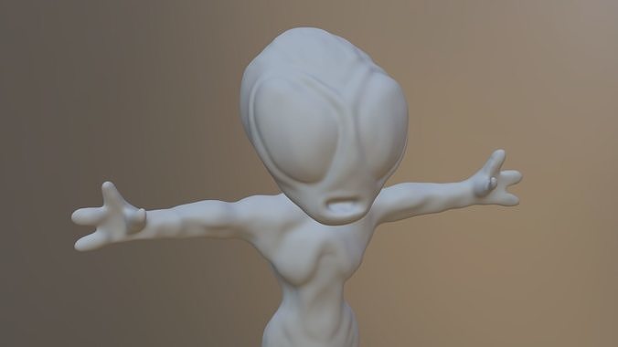 Alien free 3D model | CGTrader
