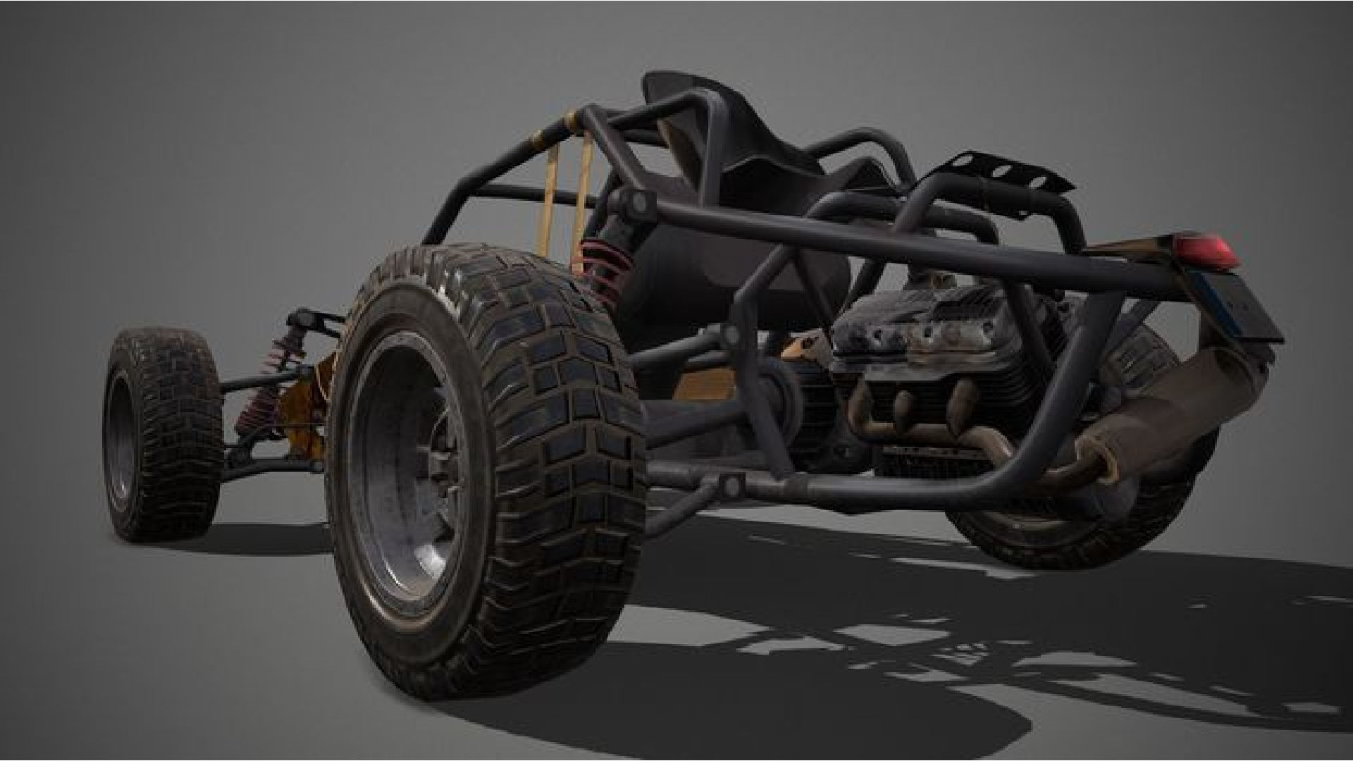 Pubg Buggy 3d model 3D model rigged | CGTrader