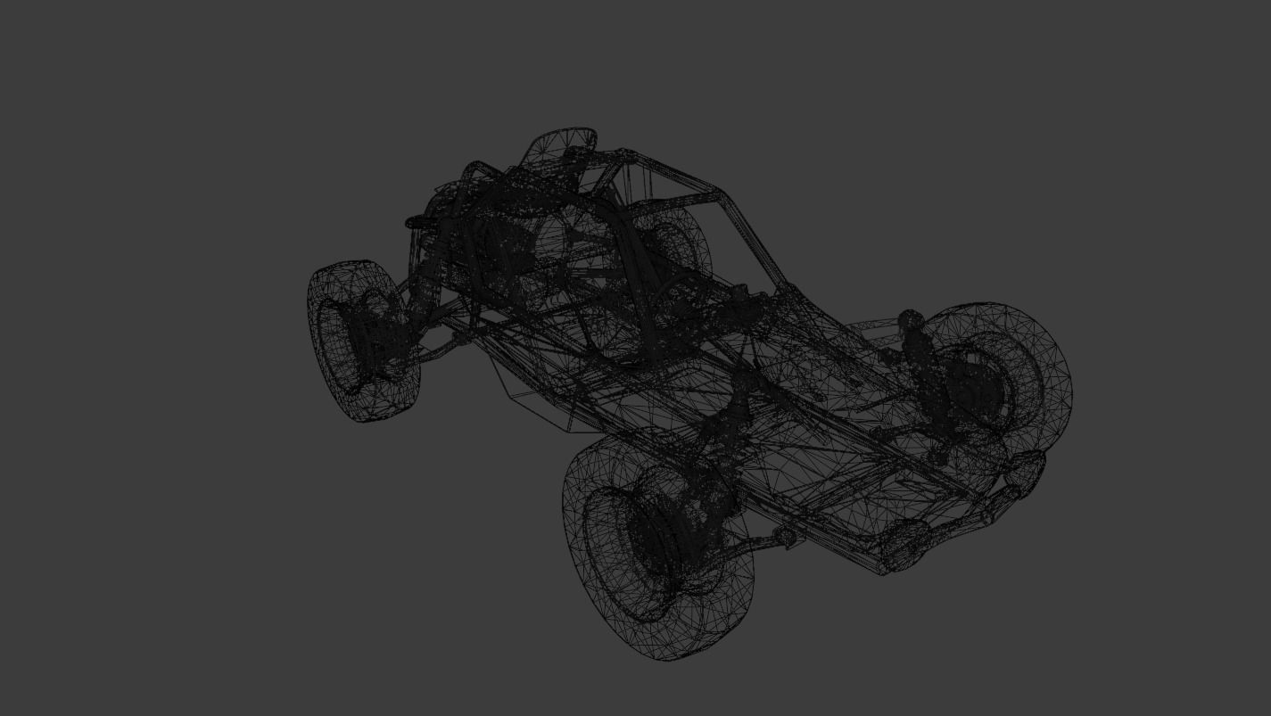 Pubg Buggy 3d model 3D model rigged | CGTrader