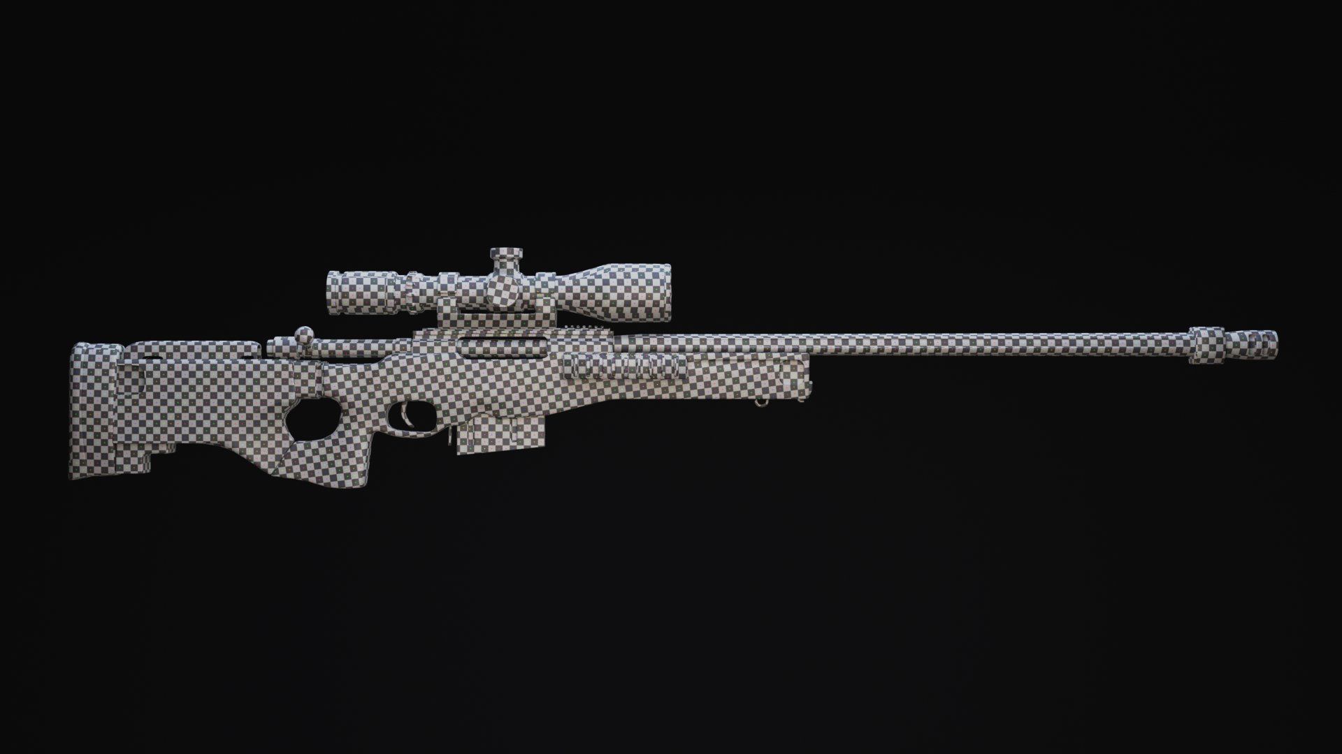 Rifle AI AWM free VR / AR / low-poly 3D model | CGTrader