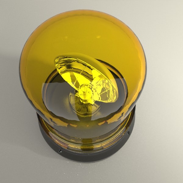 Rotating beacon 3D model | CGTrader
