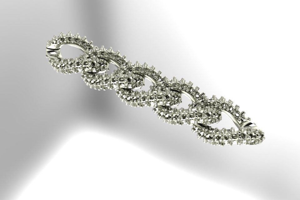 Cuban-link chains 3D model 3D printable | CGTrader