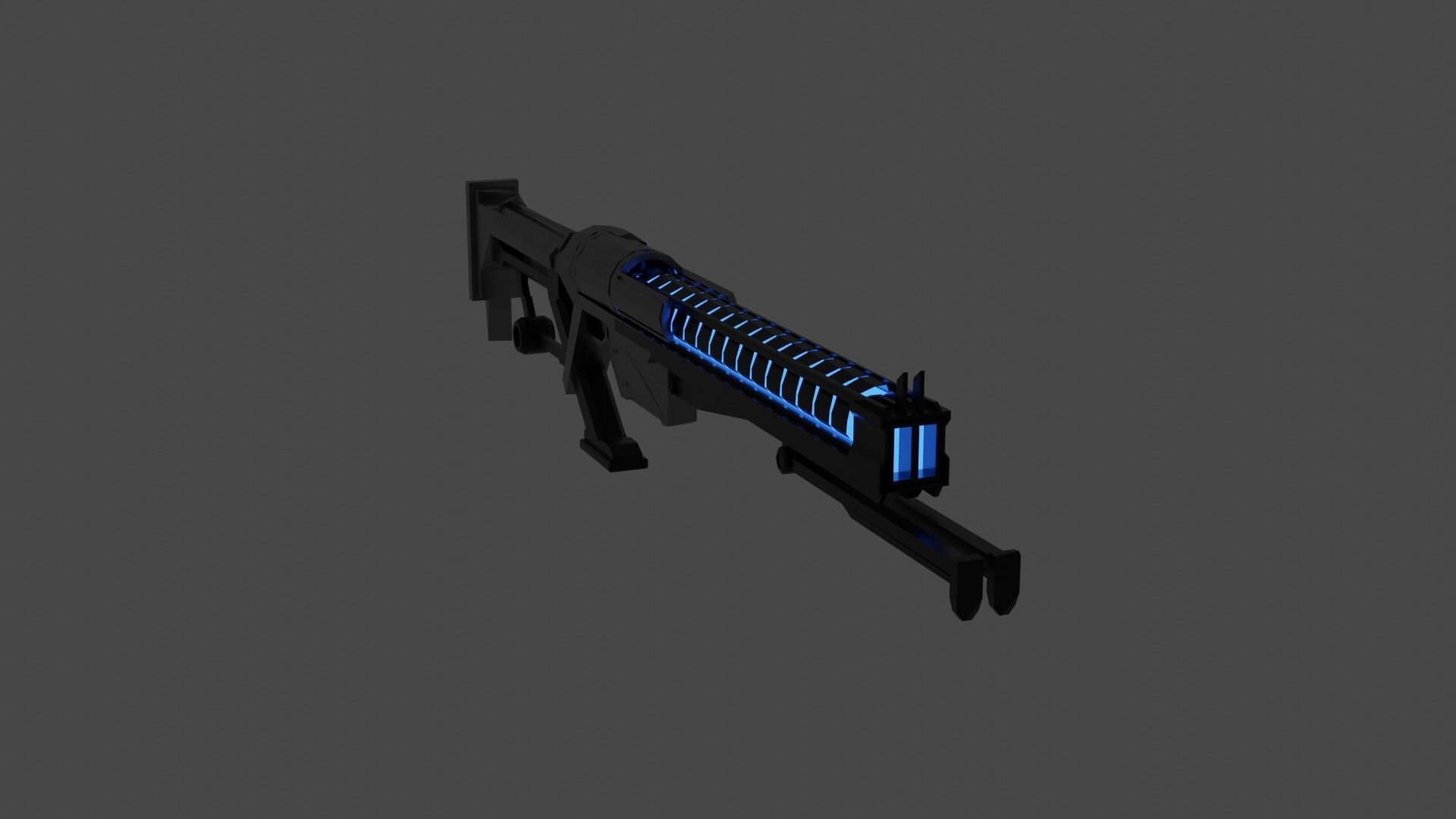 3D model Sci-fi Sniper Rifle VR / AR / low-poly | CGTrader