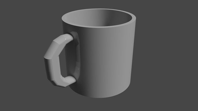 basic cup free 3D model | CGTrader