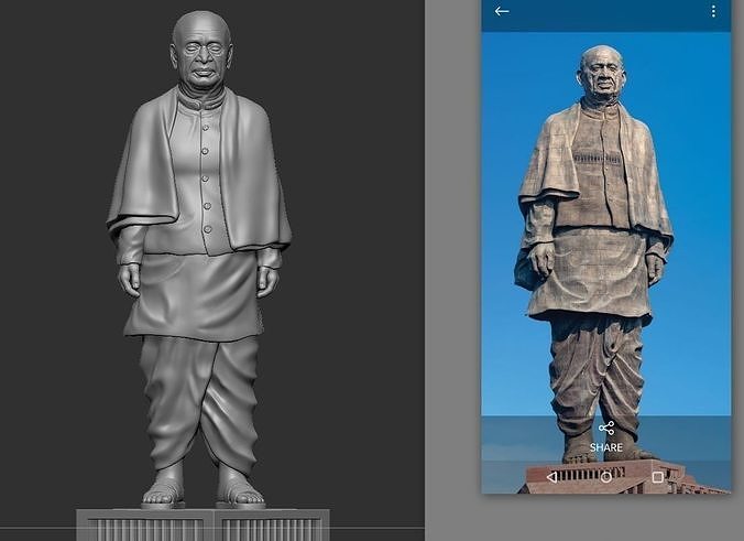 Sardar Vallabhbhai Patel 3D model 3D printable | CGTrader