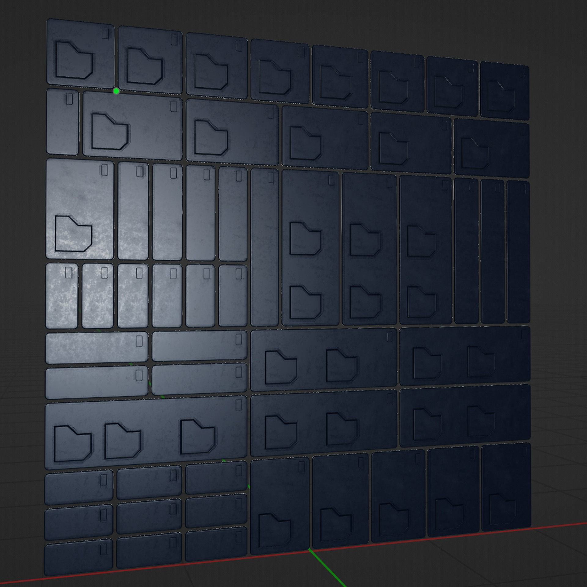 3D model Screen Set 01 VR / AR / low-poly | CGTrader