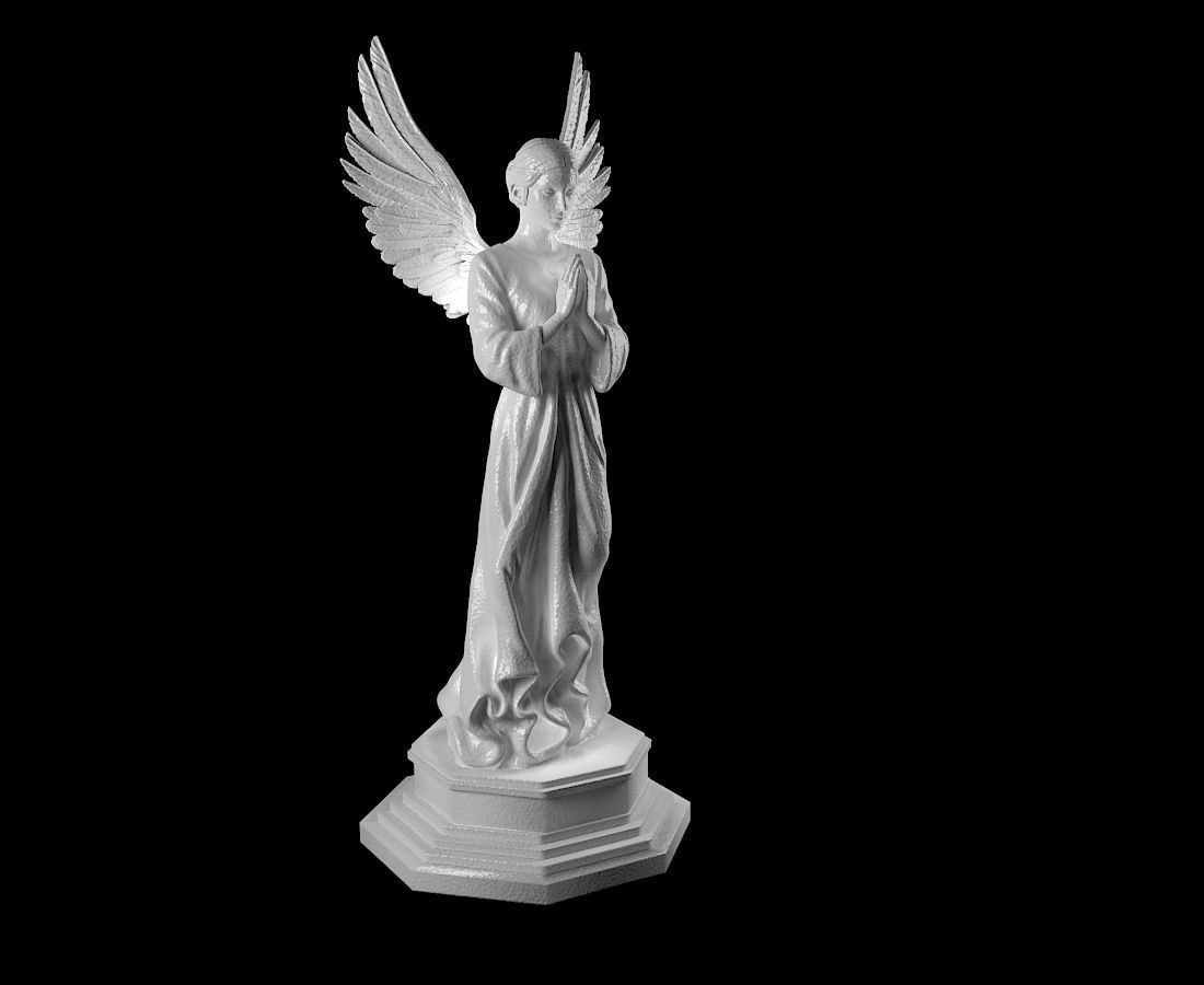 Angel 3D model sculpture 3D model 3D printable | CGTrader
