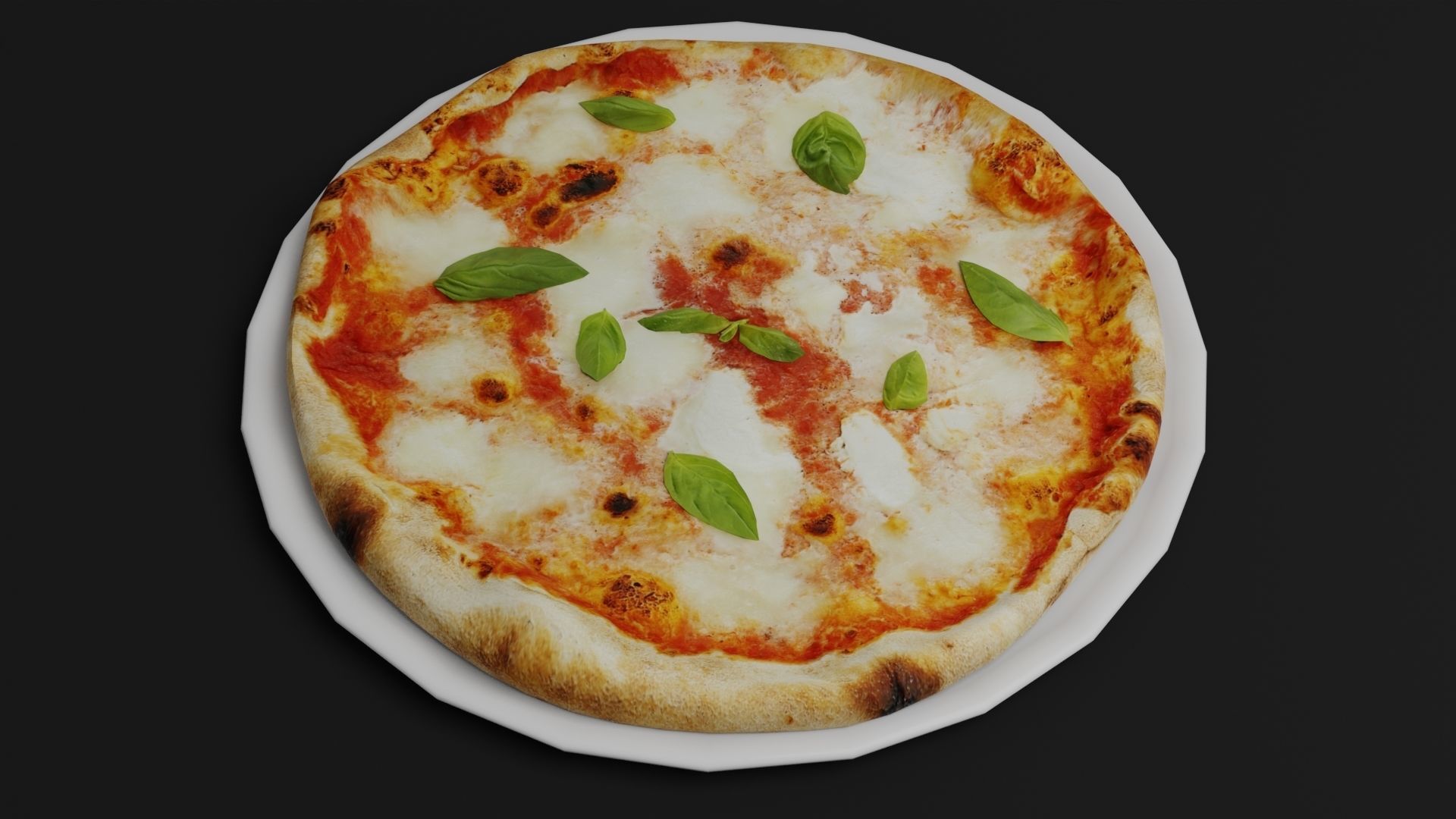Pizza free 3D model | CGTrader
