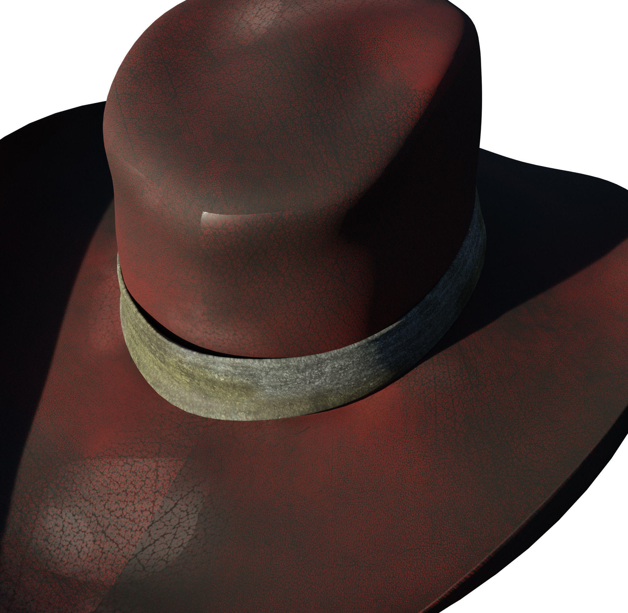 3D model Western dirty hats VR / AR / low-poly | CGTrader