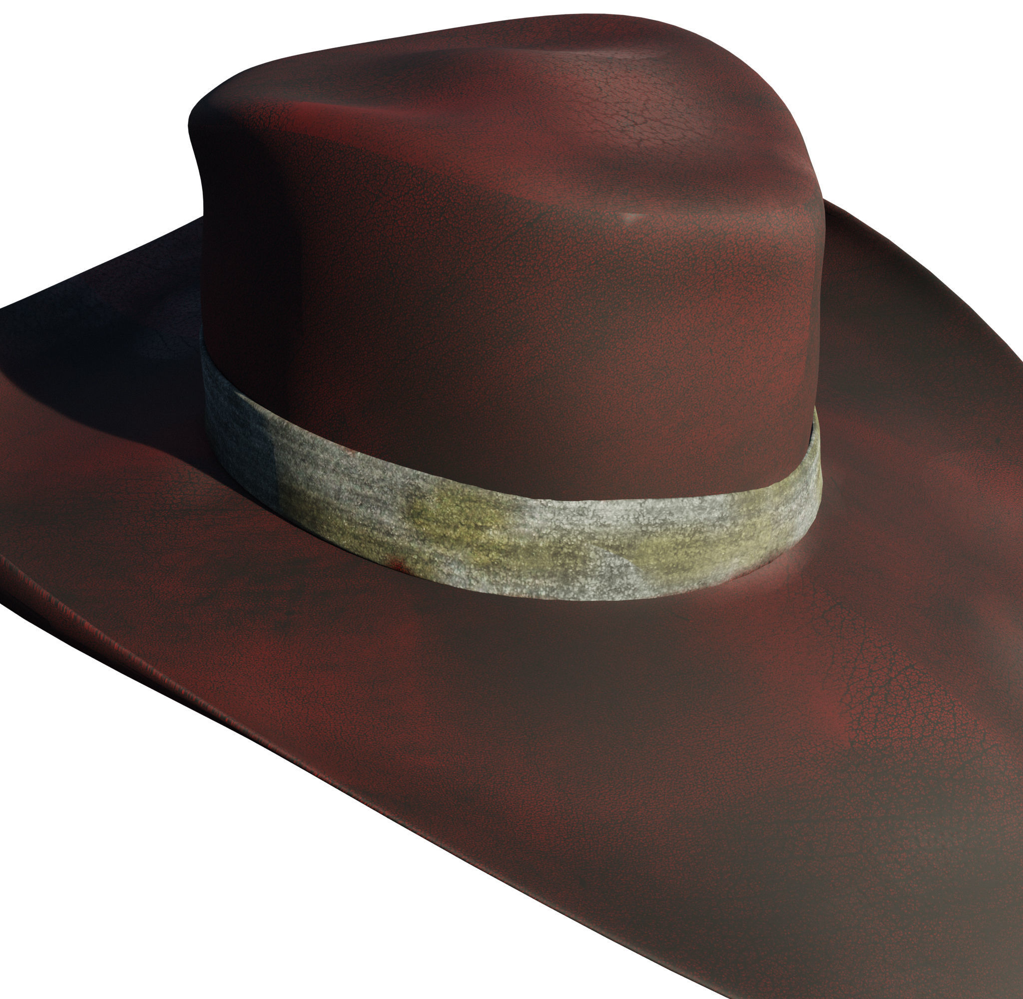 3D model Western dirty hats VR / AR / low-poly | CGTrader