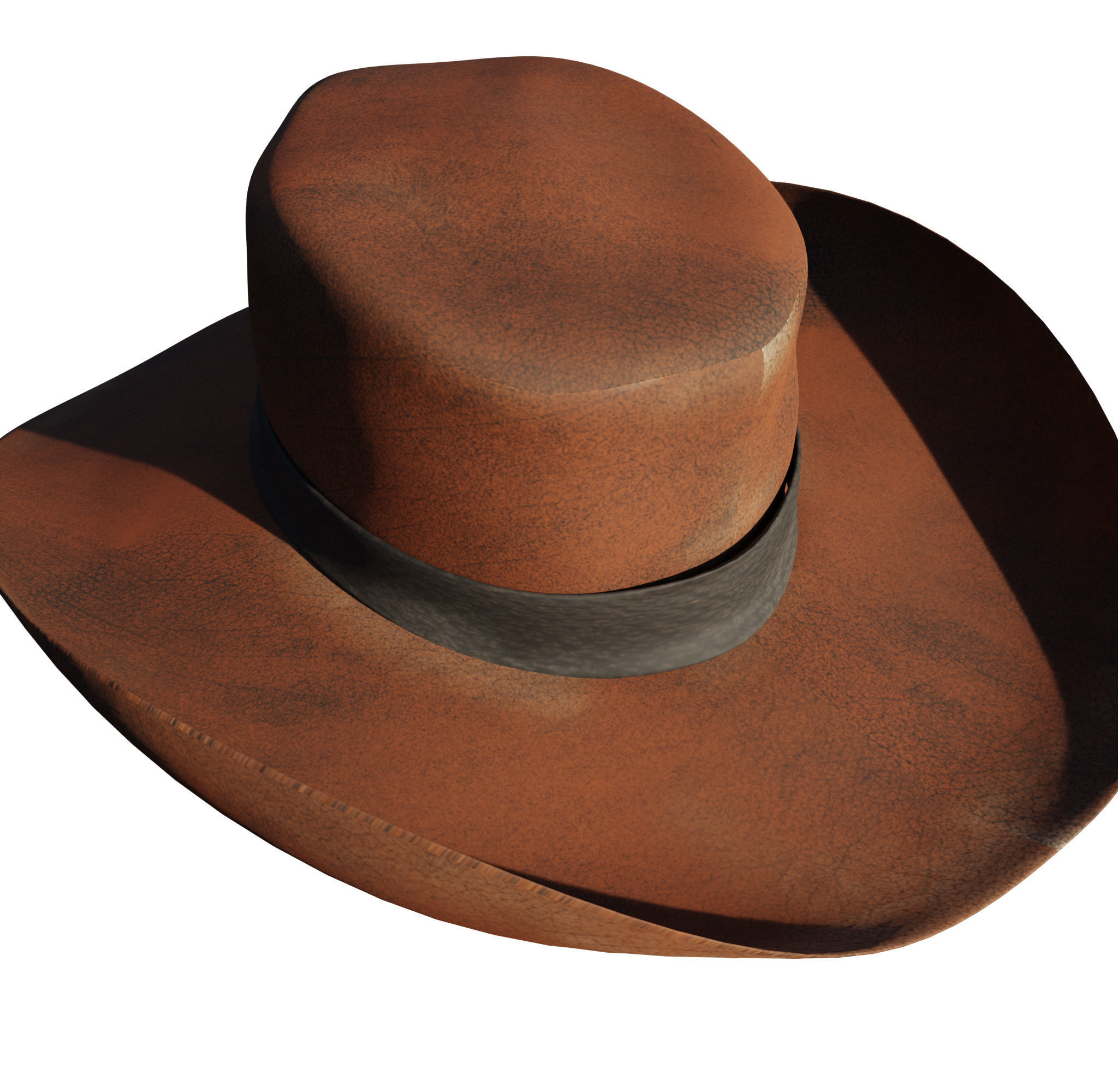 3D model Western dirty hats VR / AR / low-poly | CGTrader