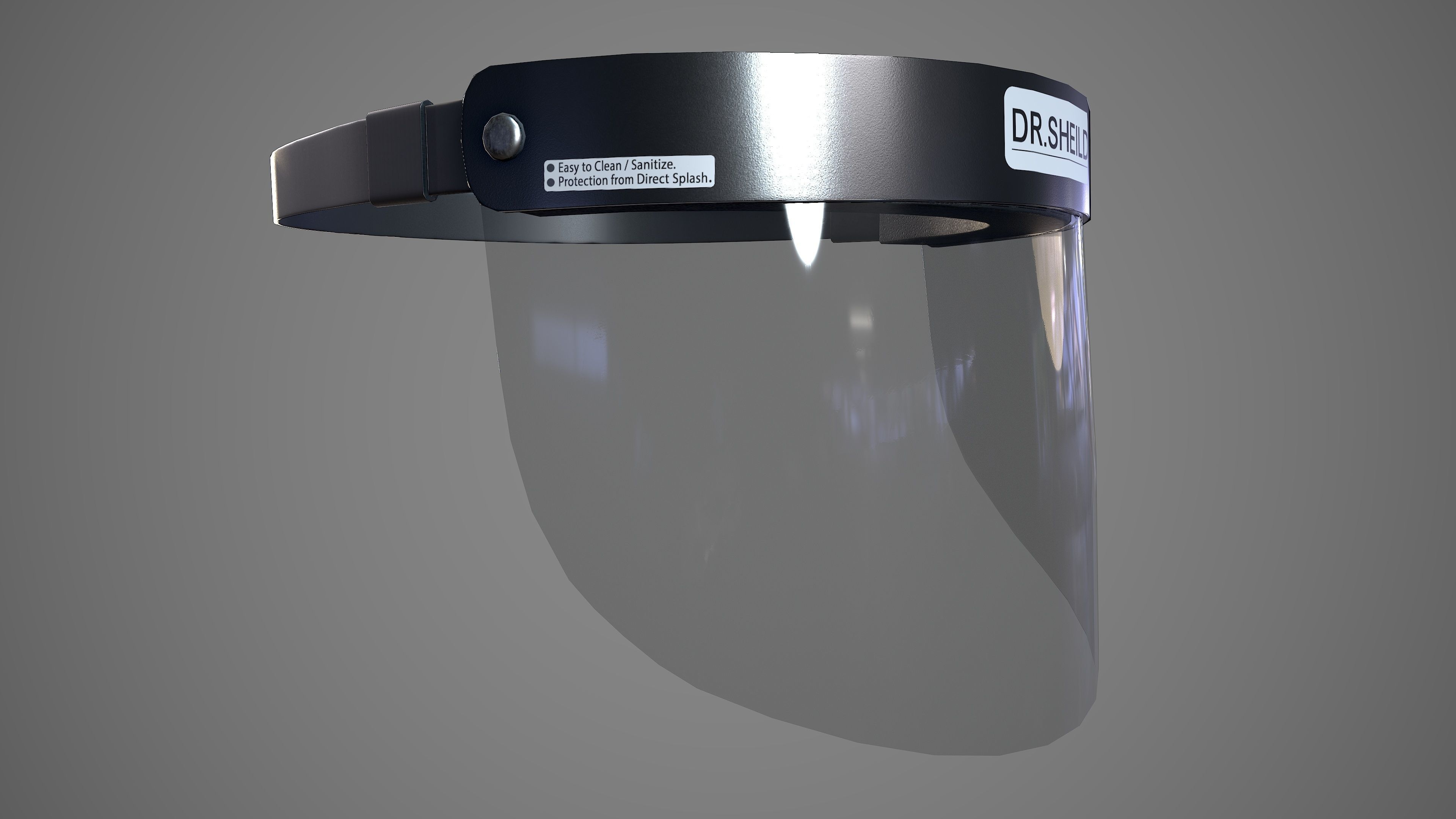 3D model Faceshield VR / AR / low-poly | CGTrader