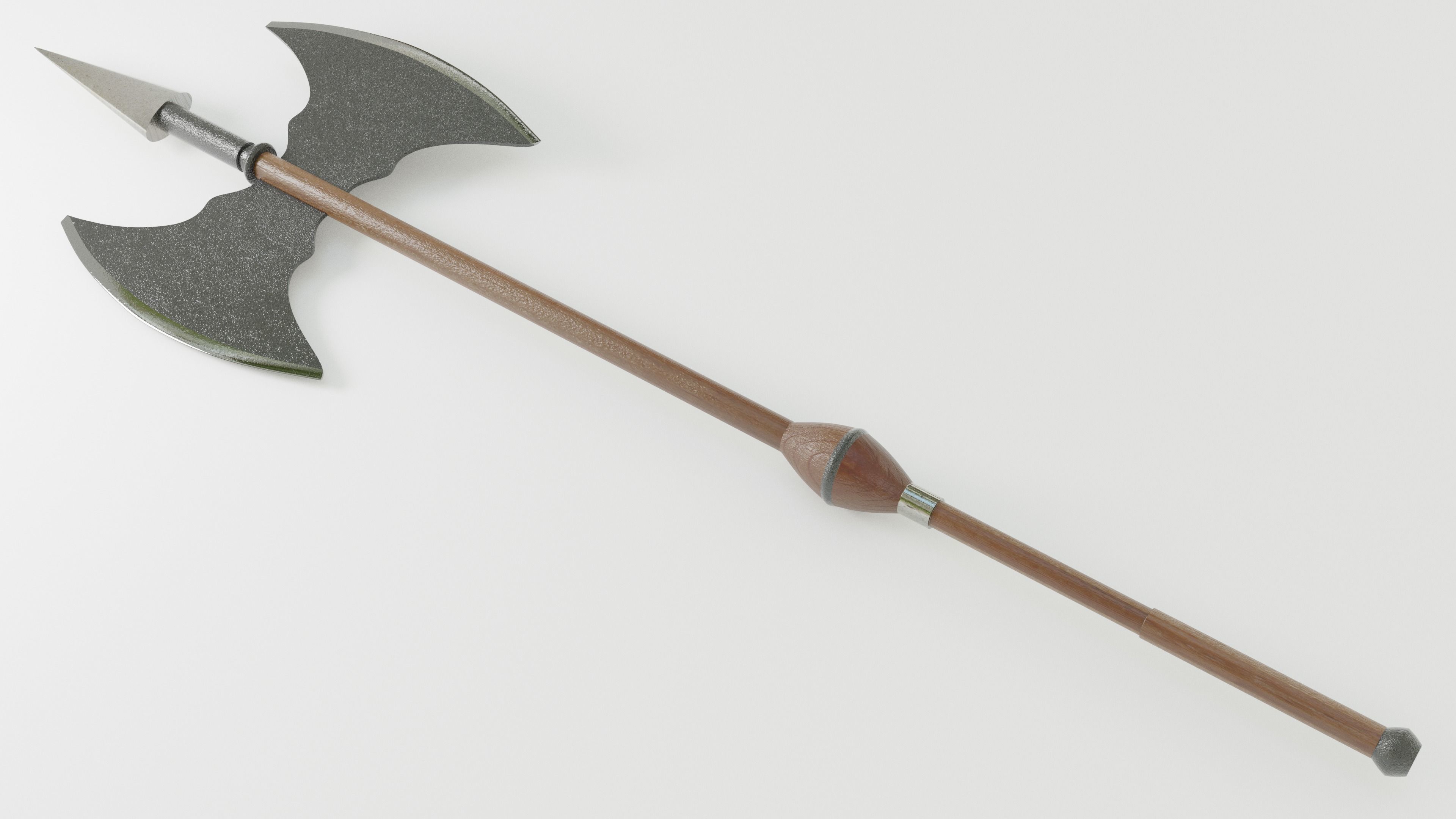 Halberd medieval weapon free 3D model | CGTrader
