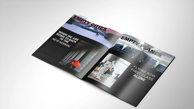 Magazine Mockup 3D model | CGTrader