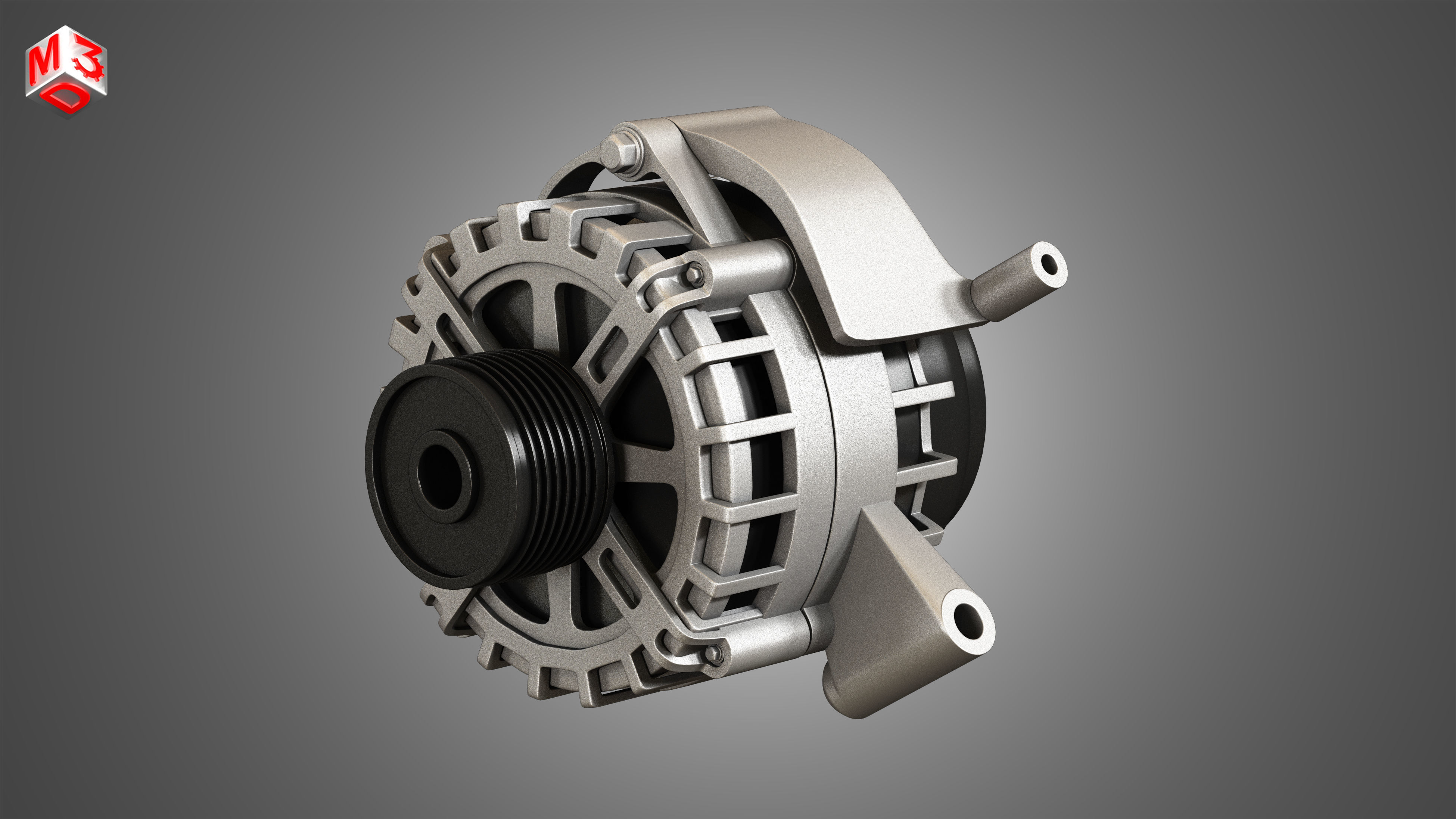 Engine Alternator 3D model | CGTrader