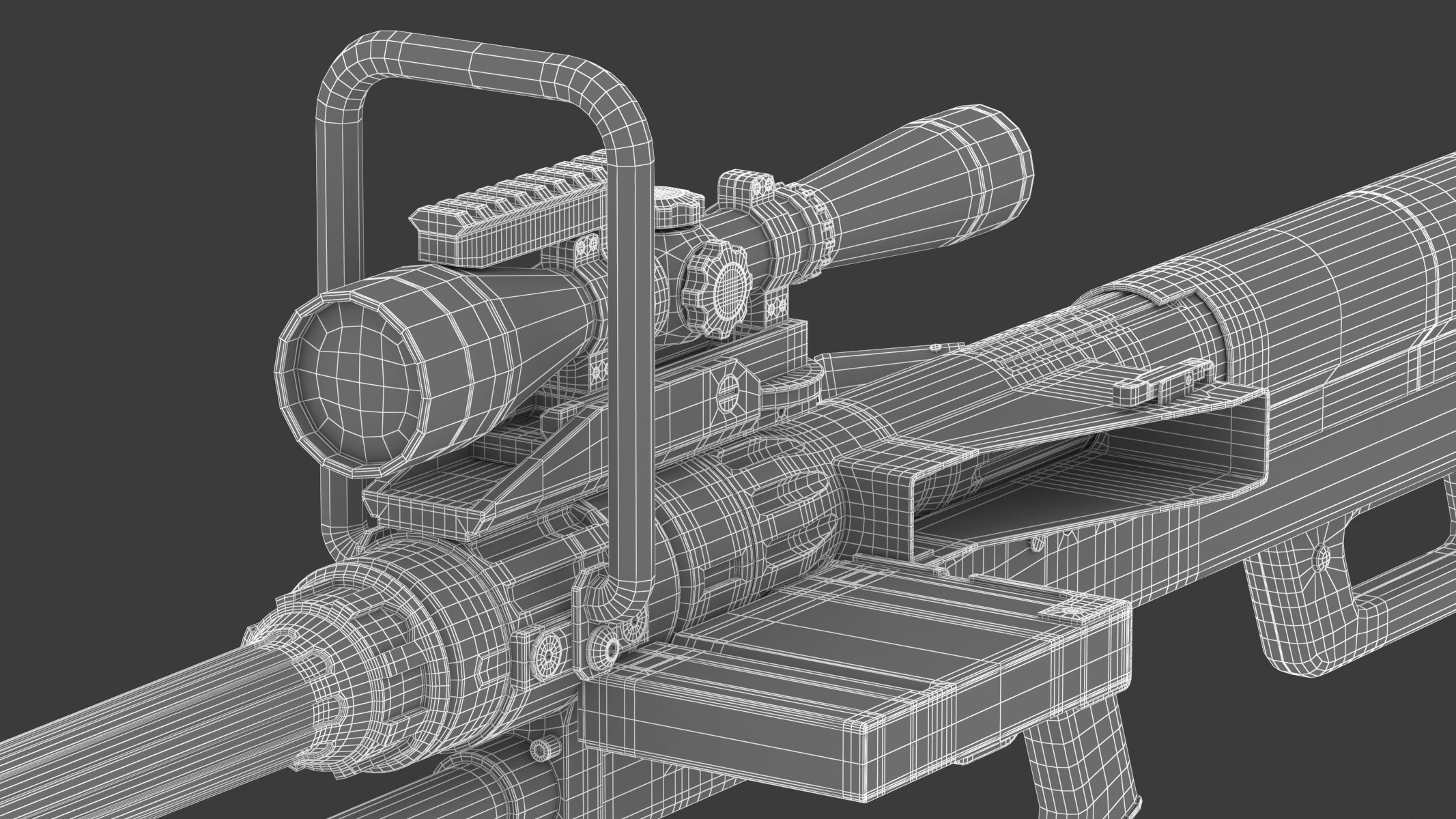 Denel NTW-20 3D model | CGTrader