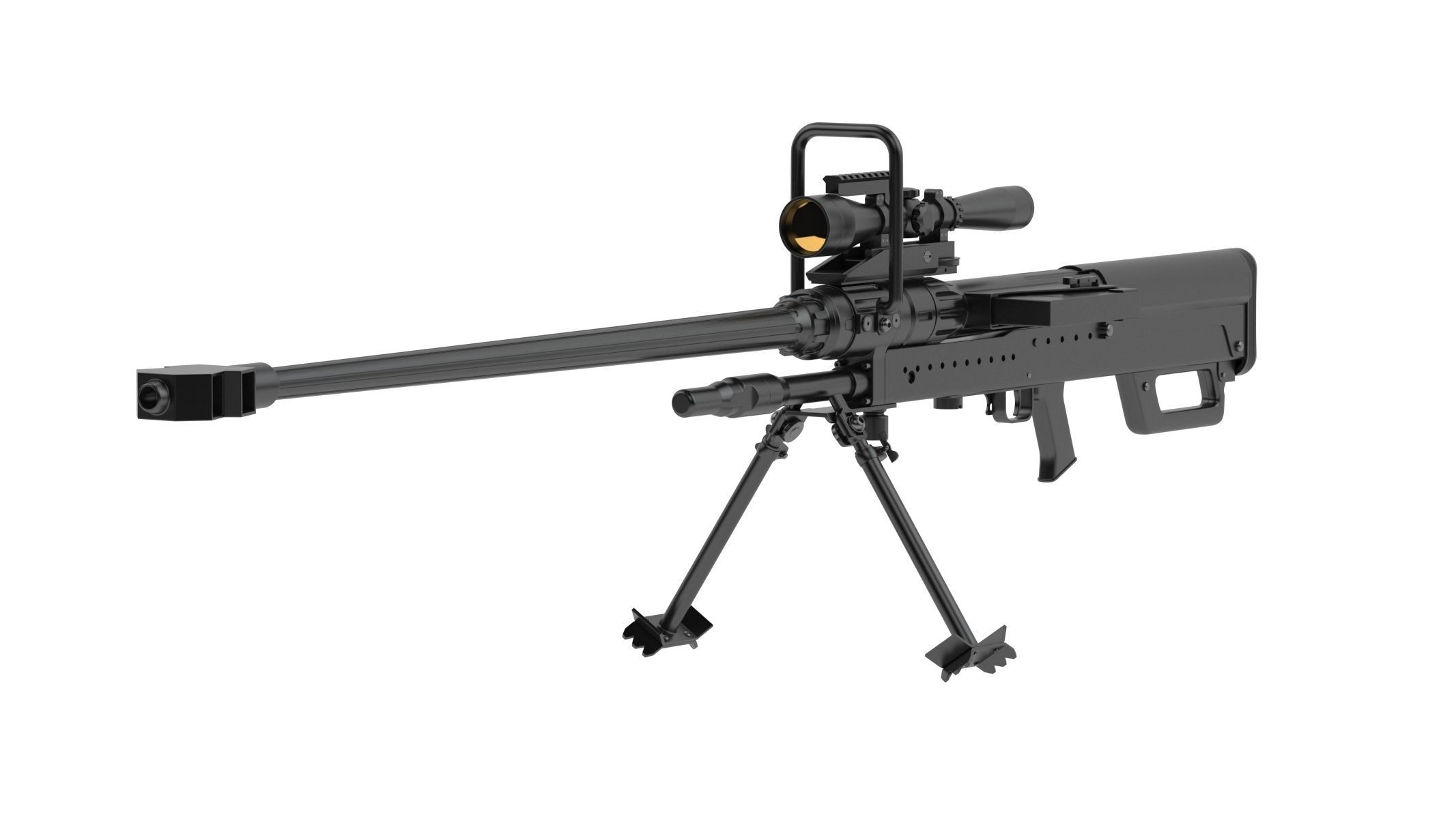 Denel NTW-20 3D model | CGTrader