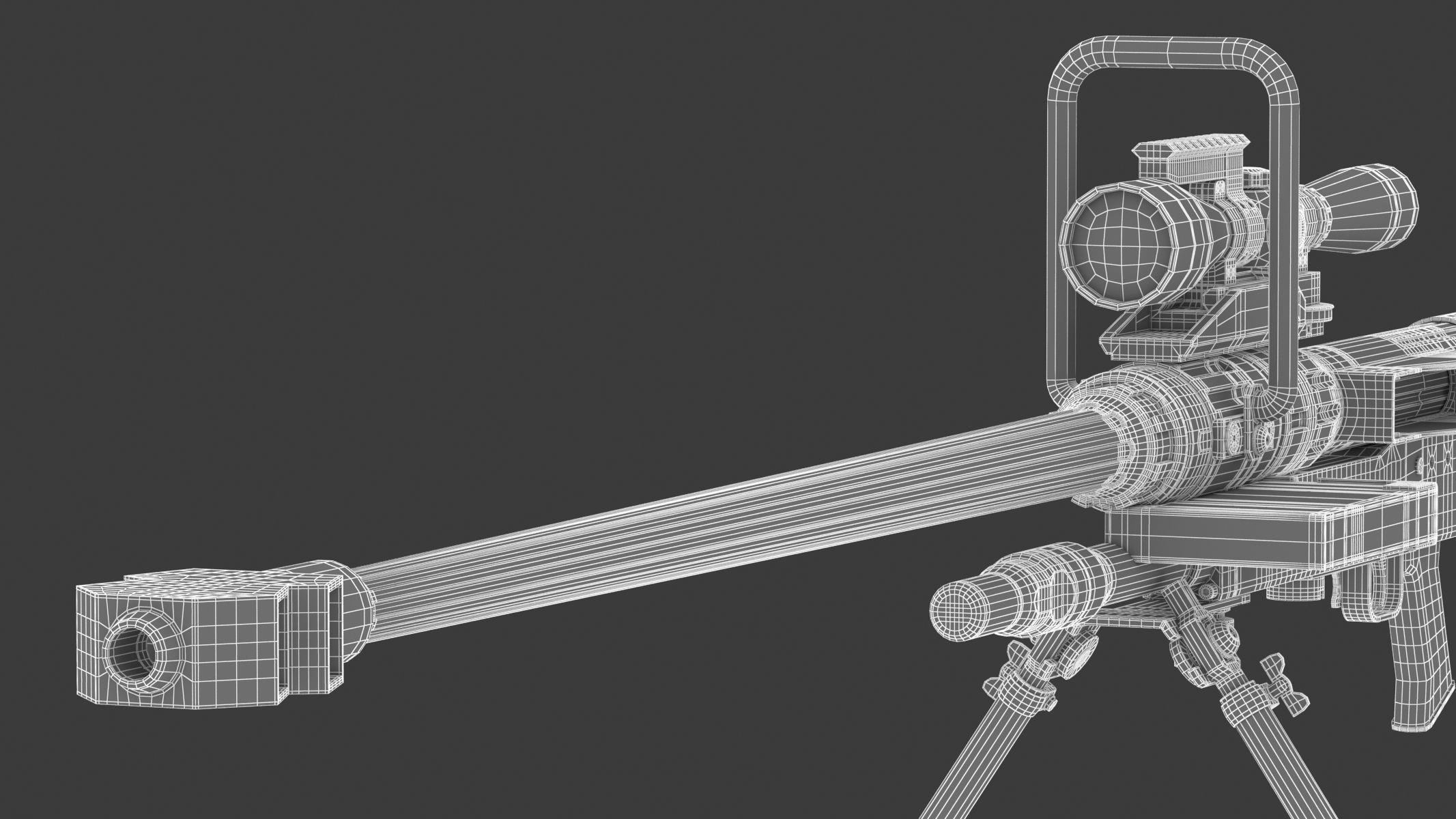 Denel NTW-20 3D model | CGTrader