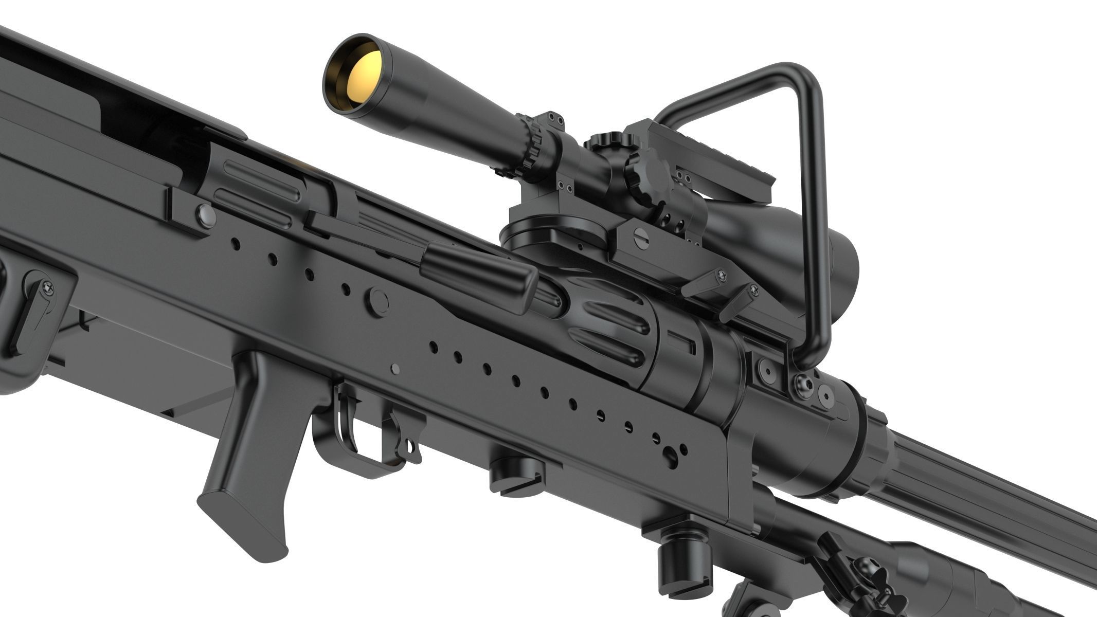 Denel NTW-20 3D model | CGTrader