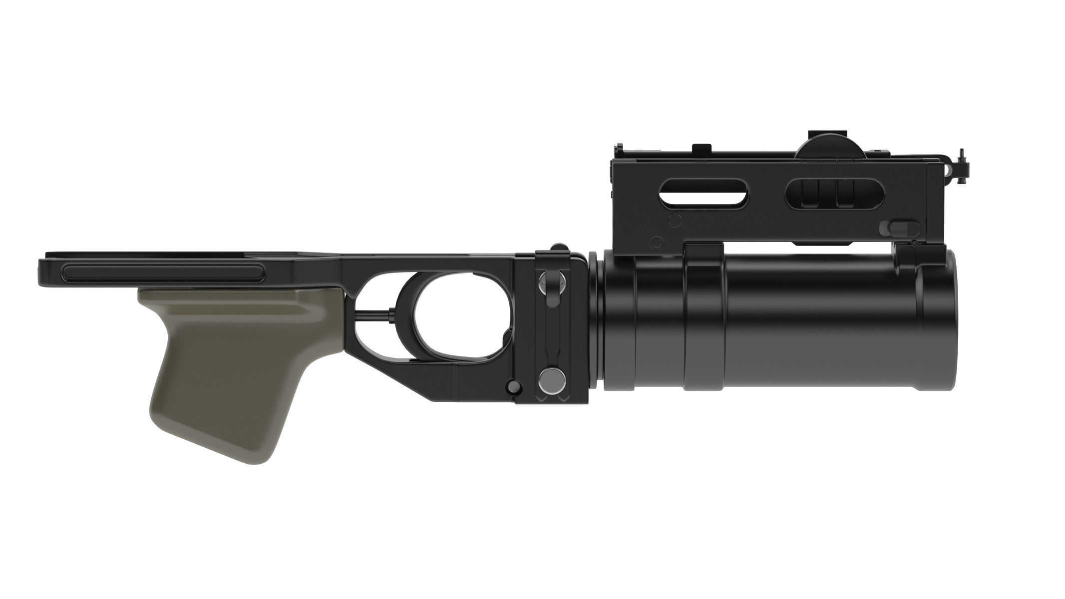 GP-25 Grenade Launcher 3D model | CGTrader