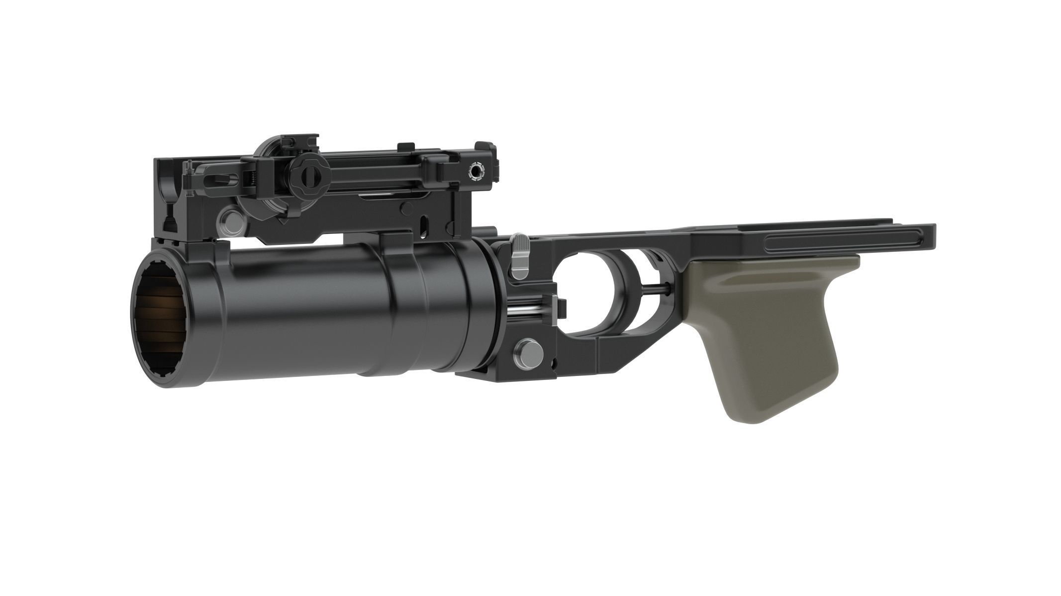 GP-25 Grenade Launcher 3D model | CGTrader