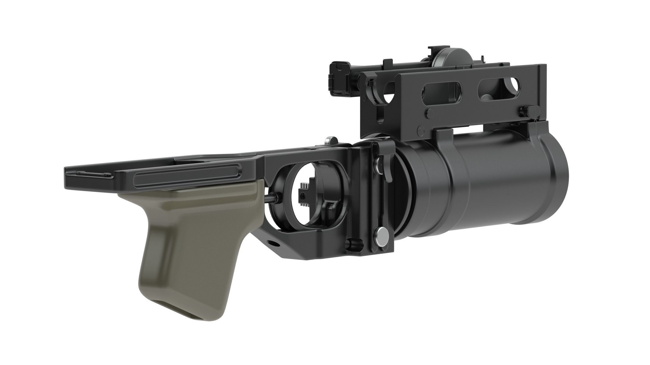 GP-25 Grenade Launcher 3D model | CGTrader