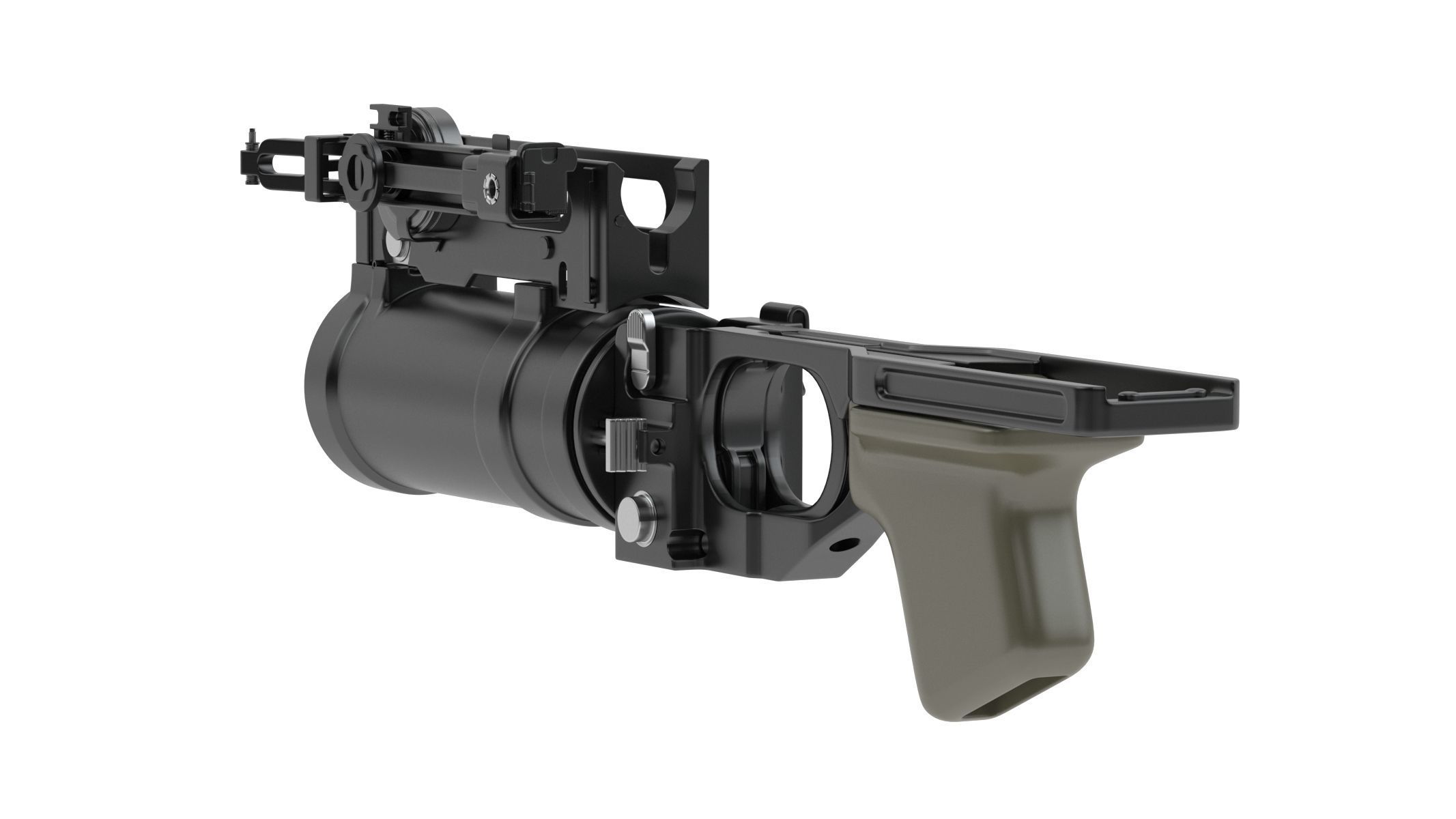 GP-25 Grenade Launcher 3D model | CGTrader