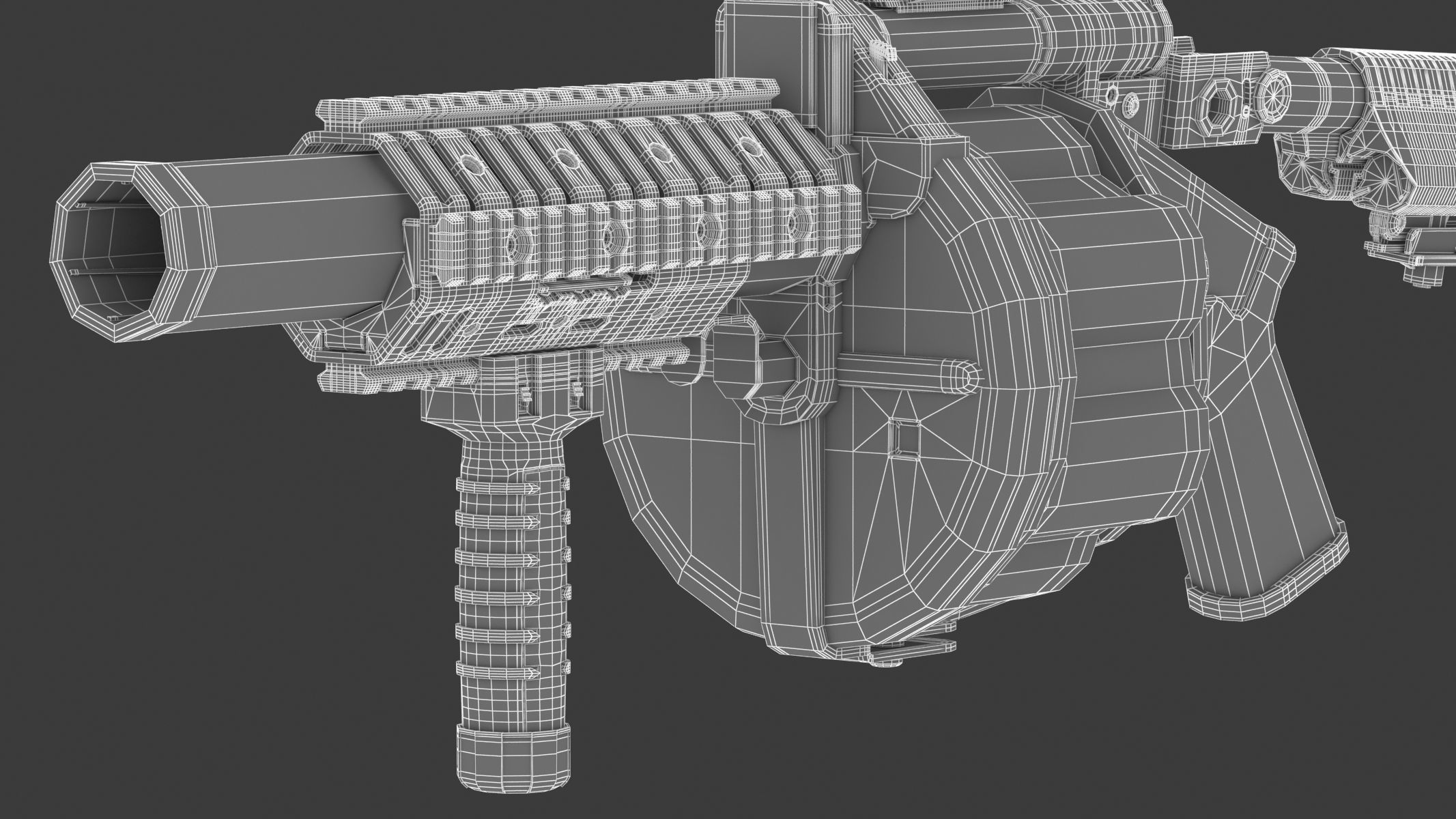 Milkor MGL 3D model | CGTrader