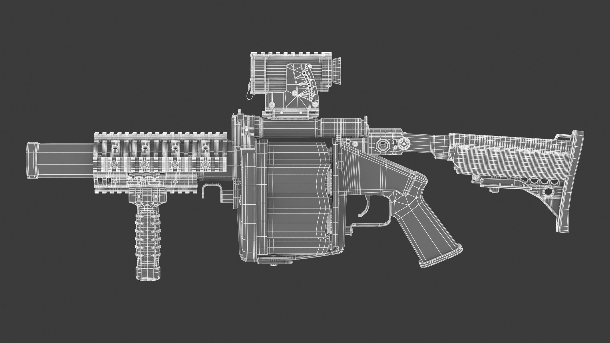 Milkor MGL 3D model | CGTrader