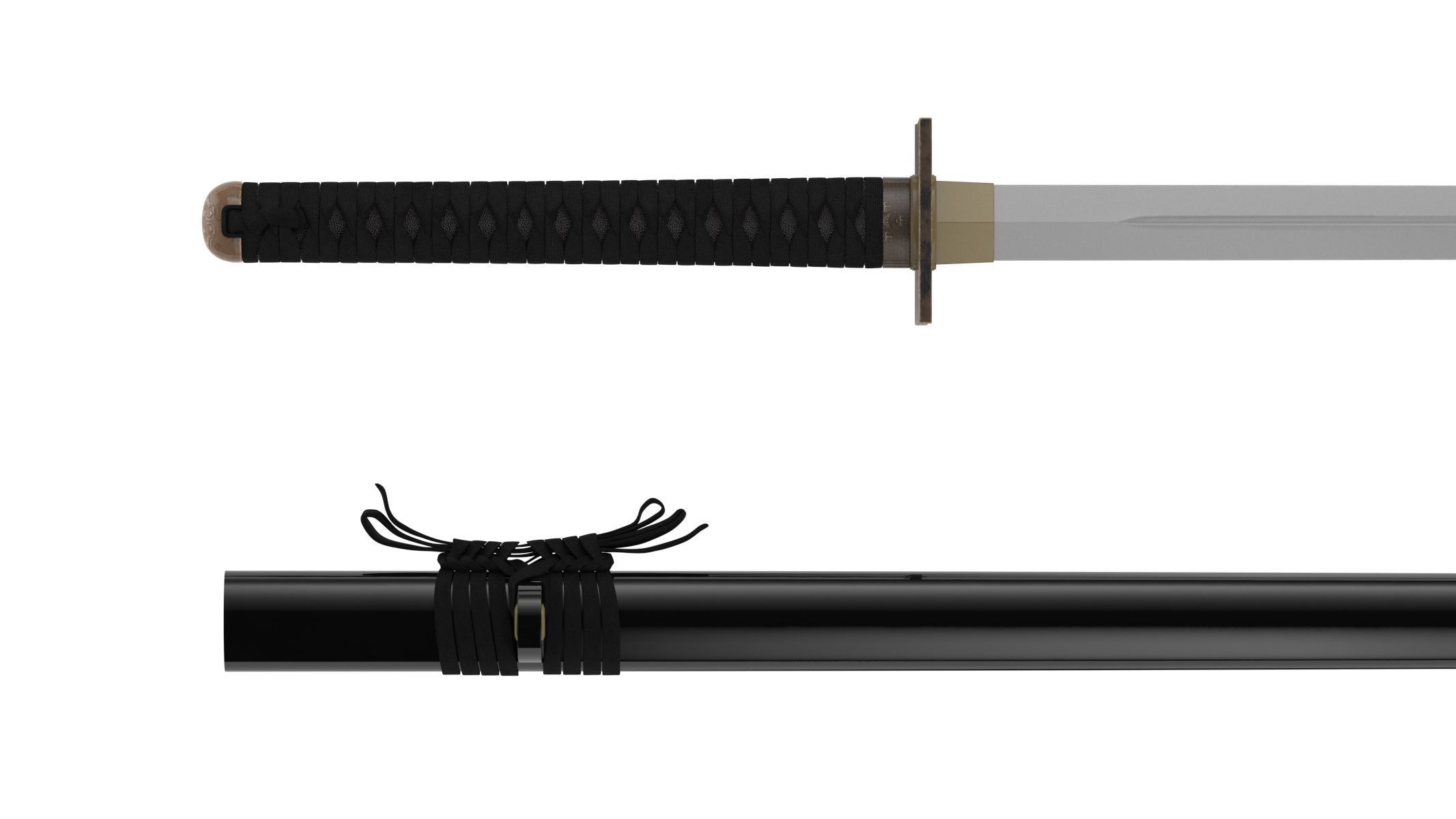 3D model Ninjato Sword VR / AR / low-poly | CGTrader