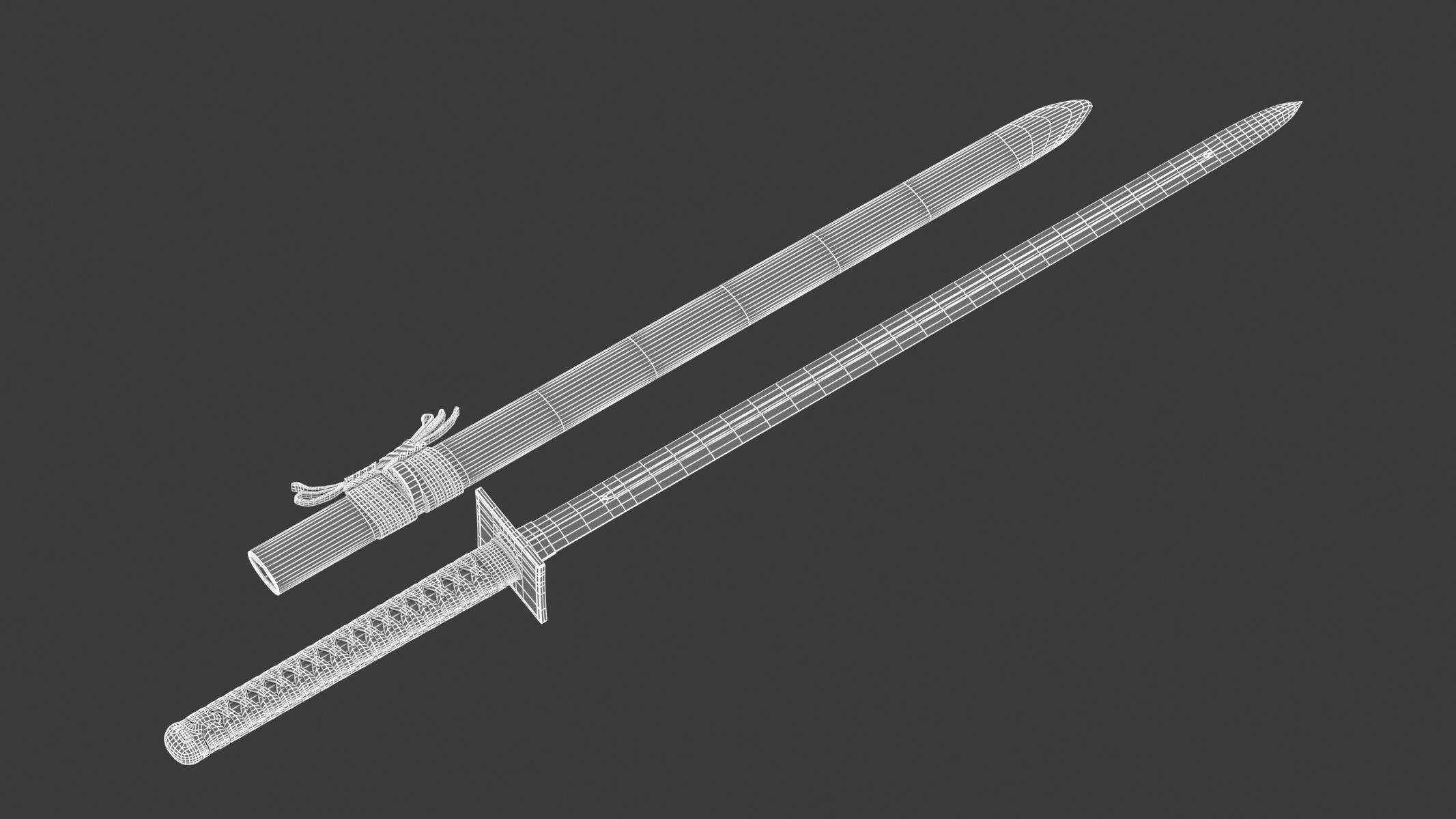 3D model Ninjato Sword VR / AR / low-poly | CGTrader