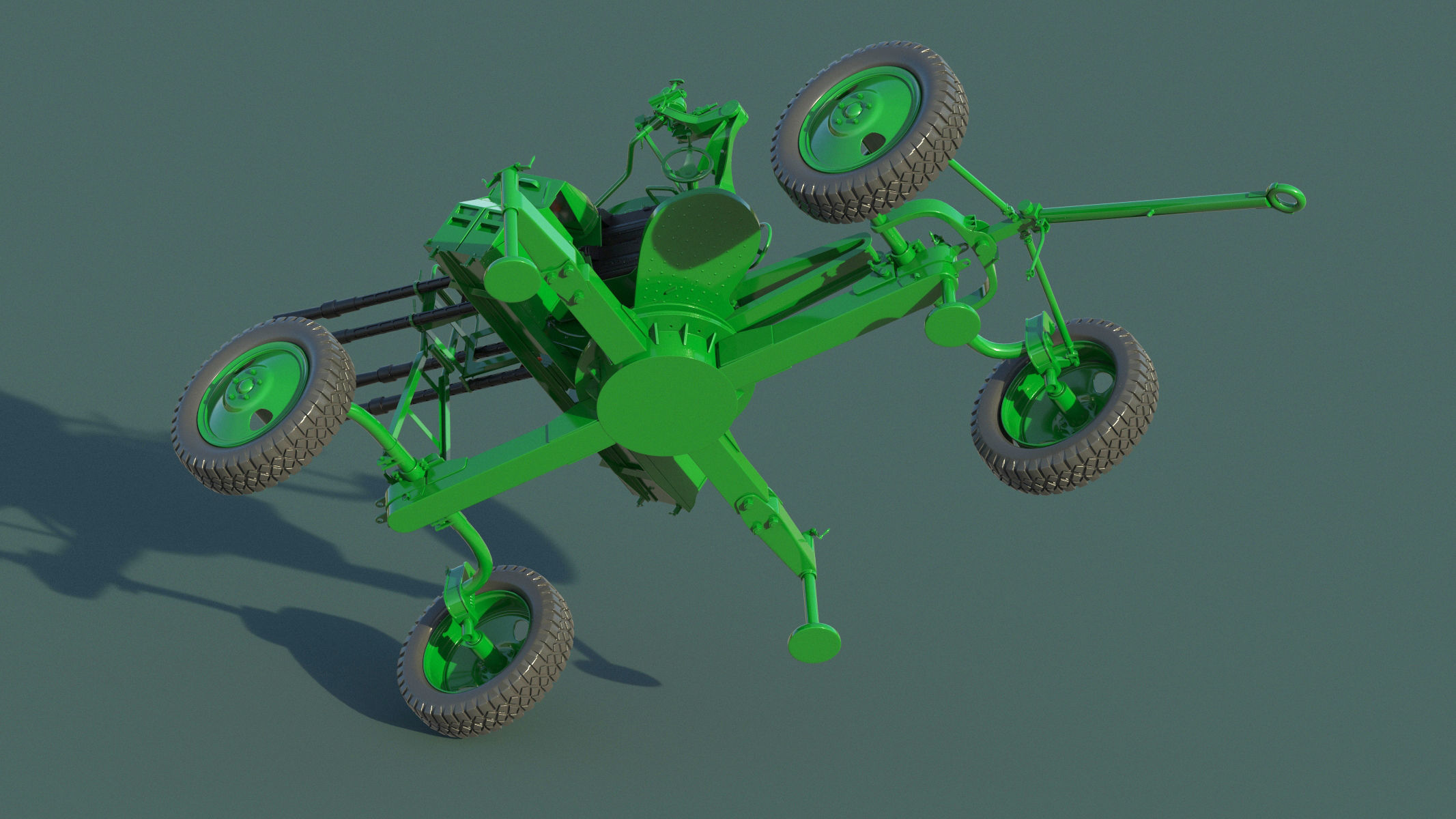 ZPU-4 machine gun 3D model | CGTrader