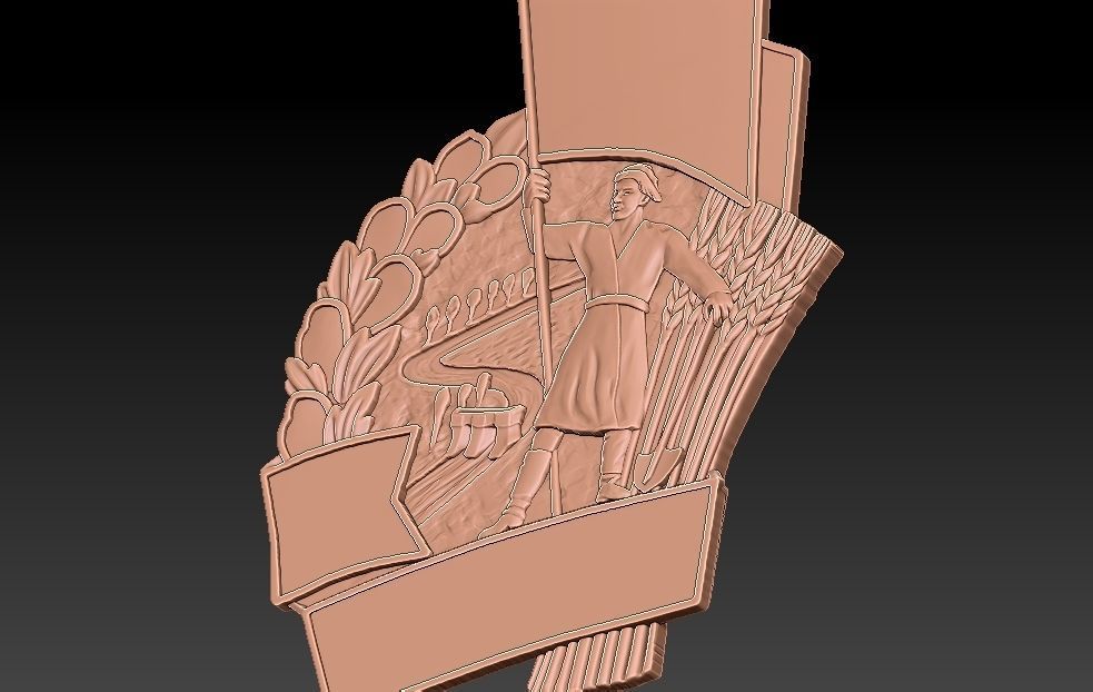 Badge Man 3D model 3D printable | CGTrader