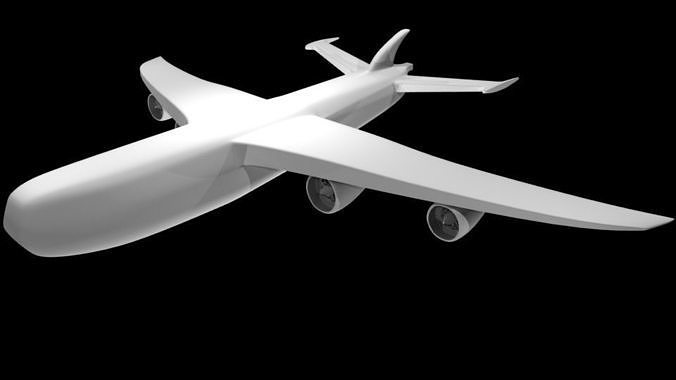 A Simple Aeroplane 3D Model free 3D model | CGTrader