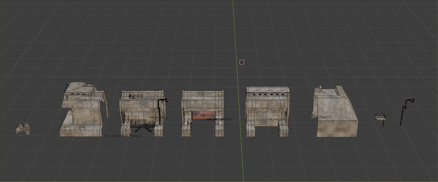 Future Fort Bunker Dystopian Military Outpost Kitbash 3D model | CGTrader