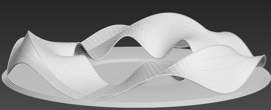 Parametric Pavilion Shade Structure 3D model | CGTrader