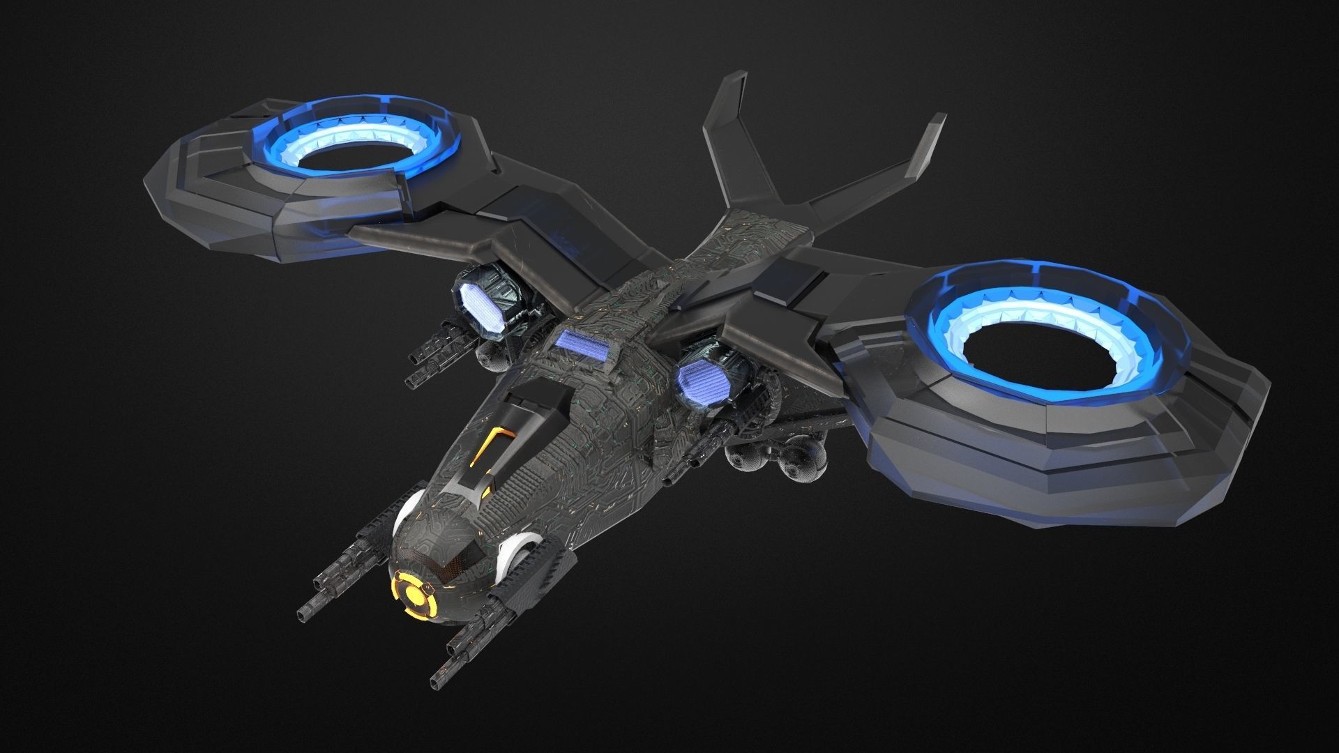 3D model Dragon Spaceship JET | CGTrader