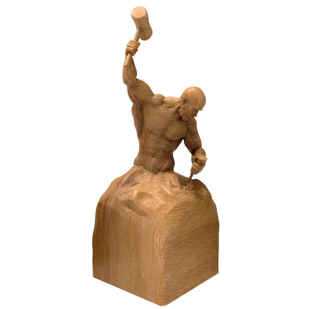 3D Model STL Sculpture bodybuilding 3D model | CGTrader