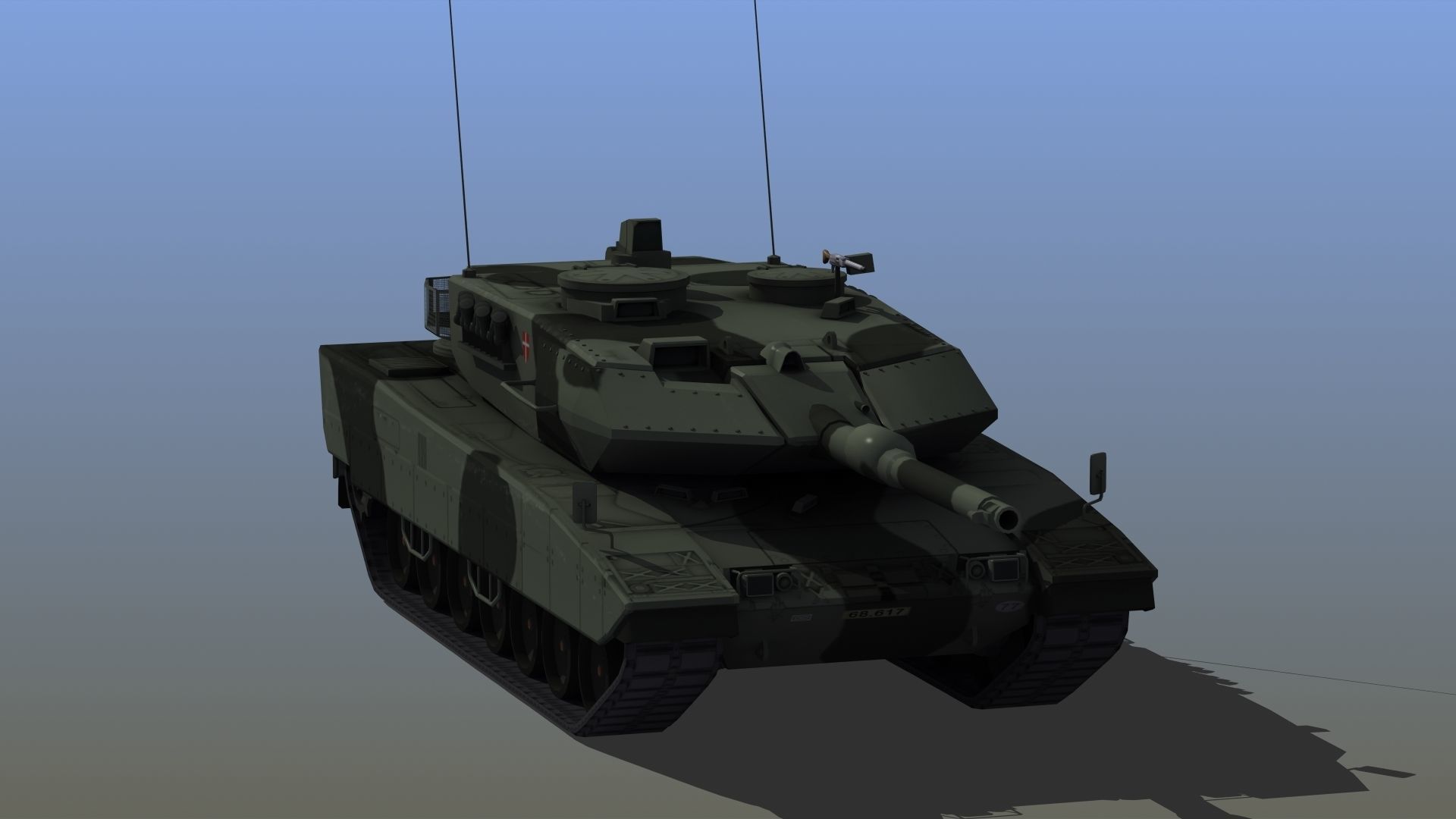 Leopard2 A7 Tank 3D model | CGTrader