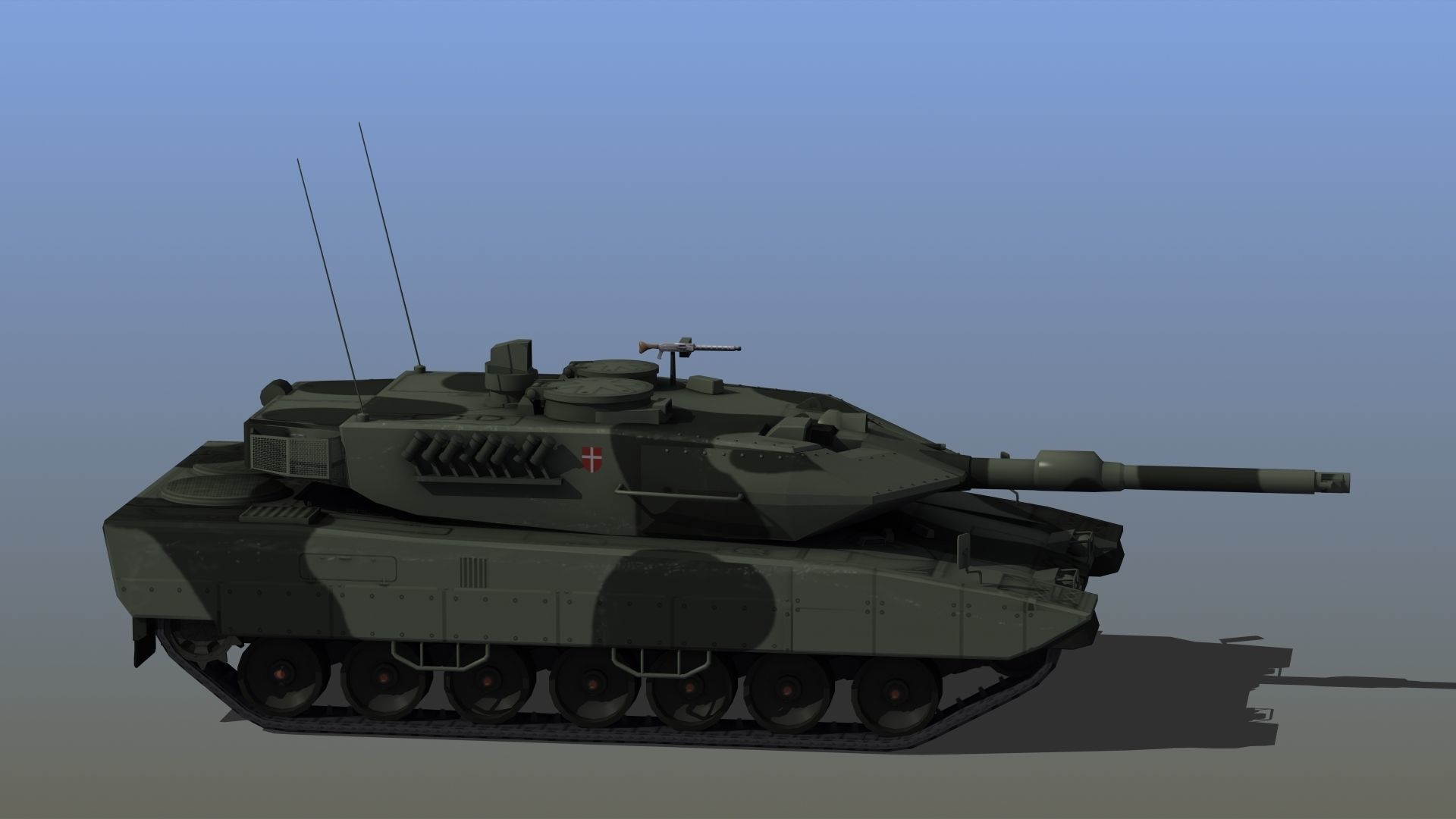 Leopard2 A7 Tank 3D model | CGTrader