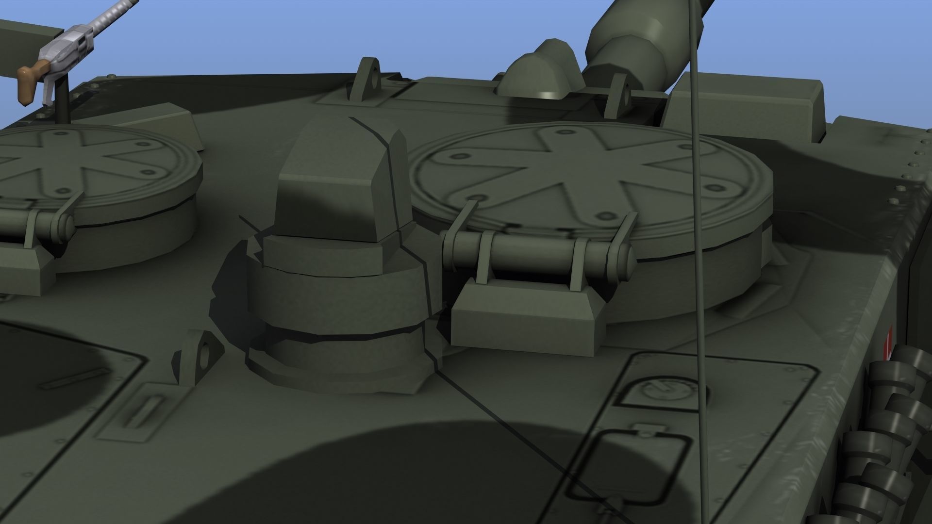 Leopard2 A7 Tank 3D model | CGTrader