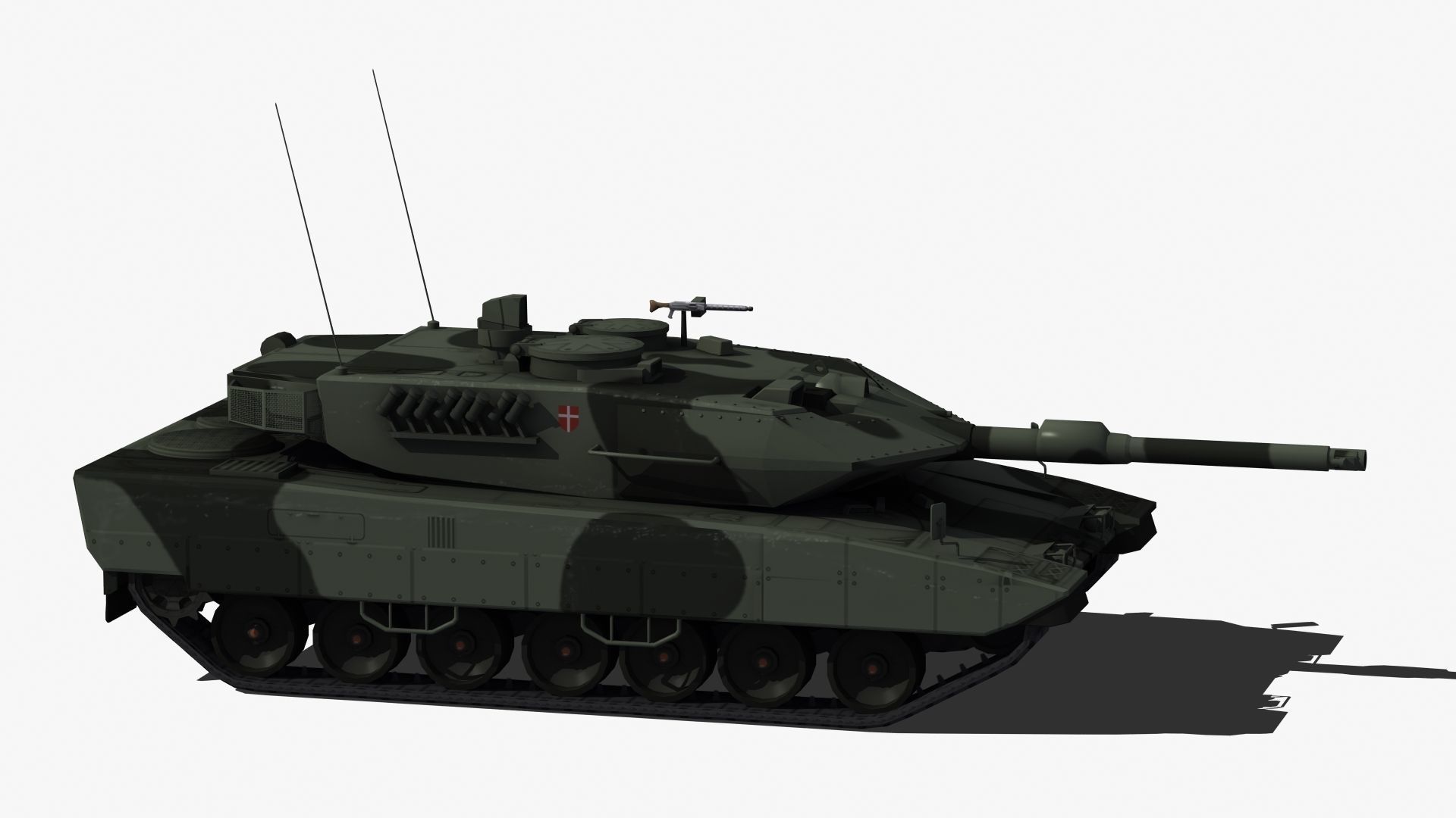 Leopard2 A7 Tank 3D model | CGTrader