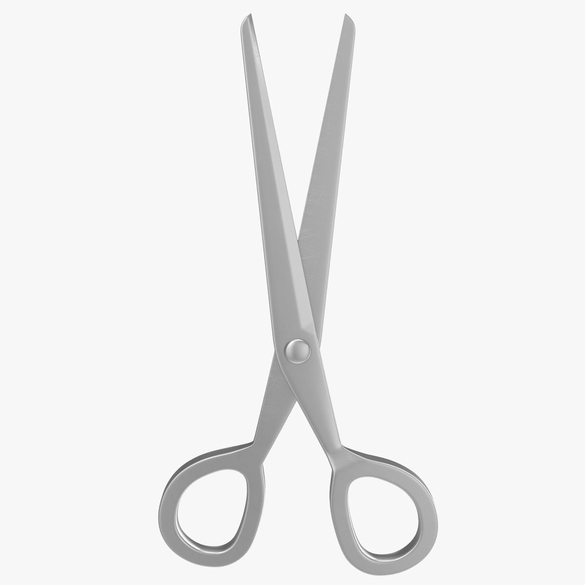 3D model Chrome Scissors VR / AR / low-poly | CGTrader