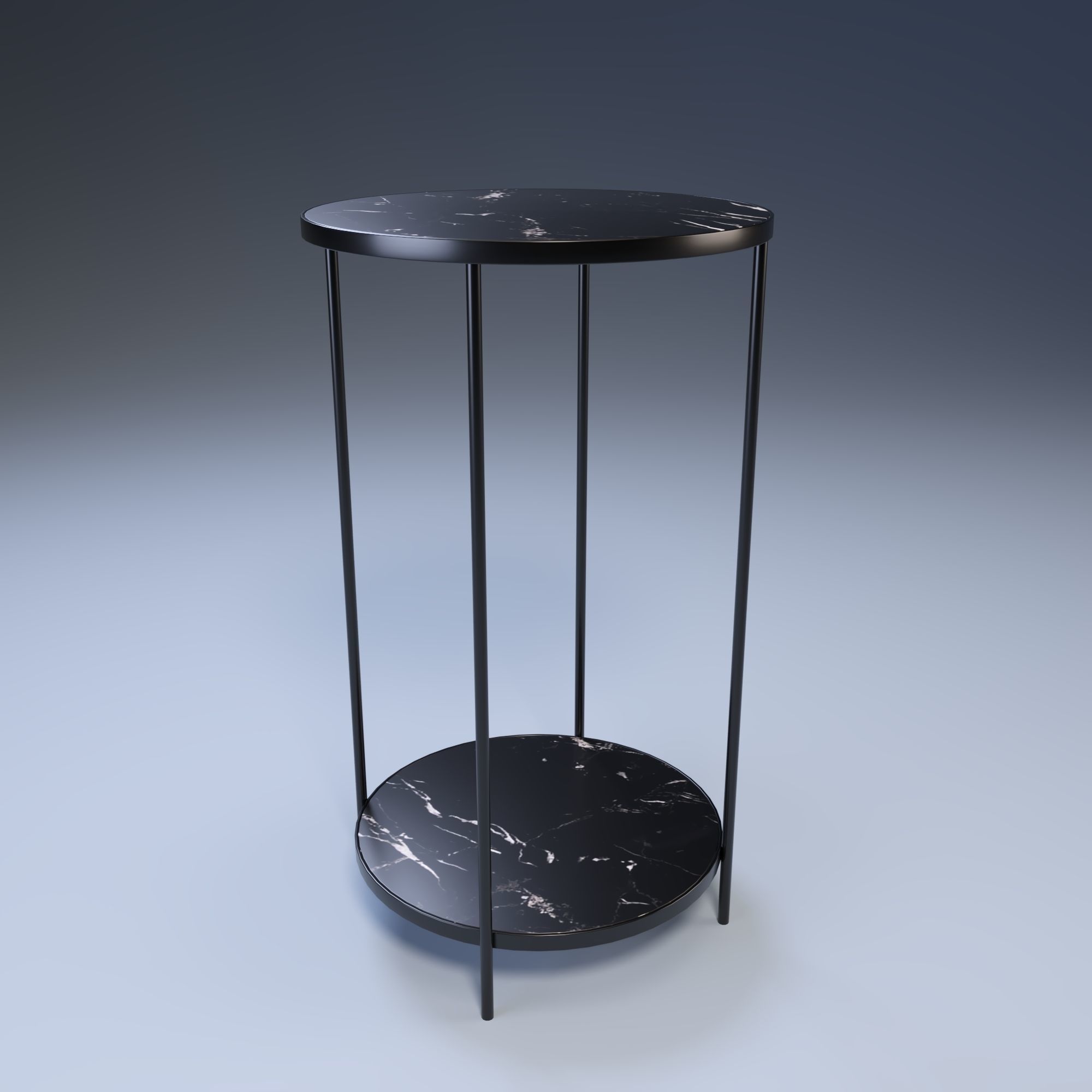 Ulupna Round Bedside Table 3D model | CGTrader