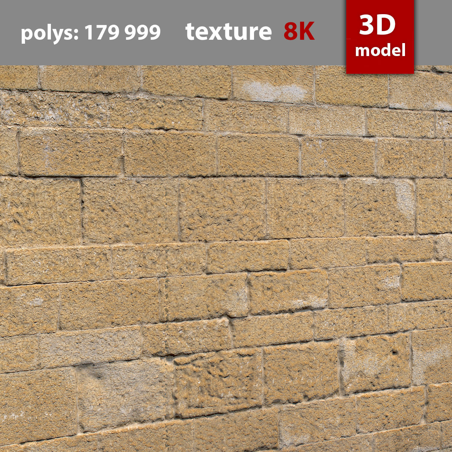 3D model 286 Wall VR / AR / low-poly | CGTrader
