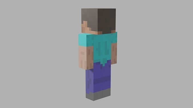 3D model Minecraft Steve VR / AR / low-poly | CGTrader