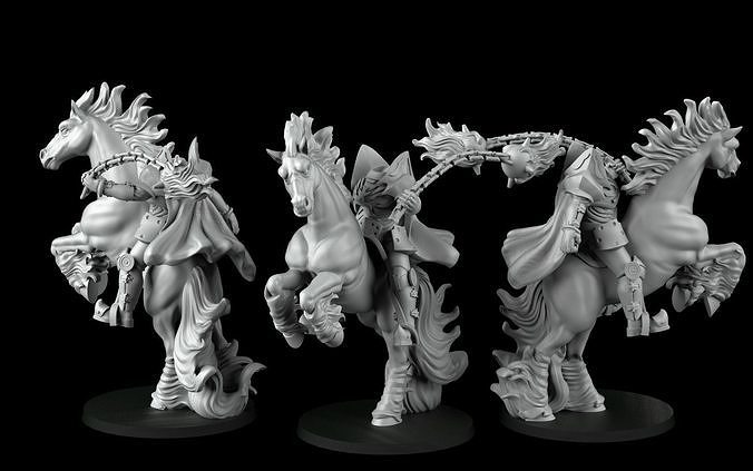 Nightmare Riders 3D model 3D printable | CGTrader